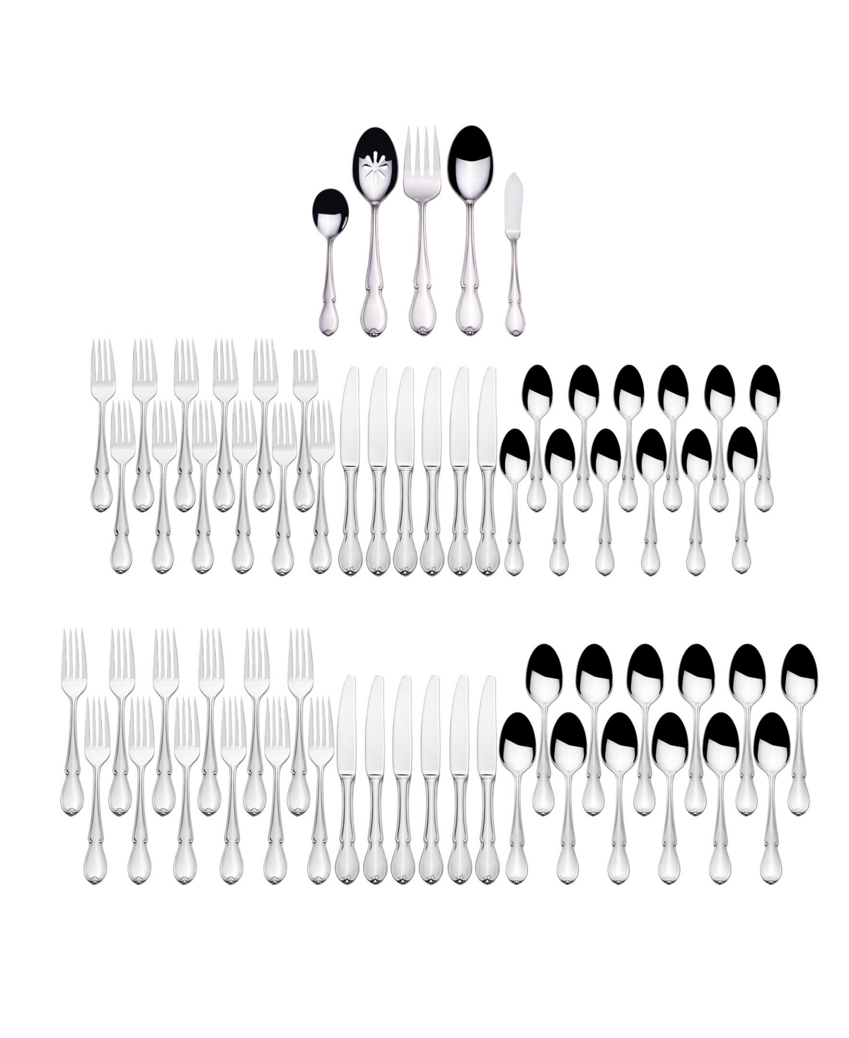 Click here for Mikasa Marseille 65-Piece Flatware Set  Service fo... prices