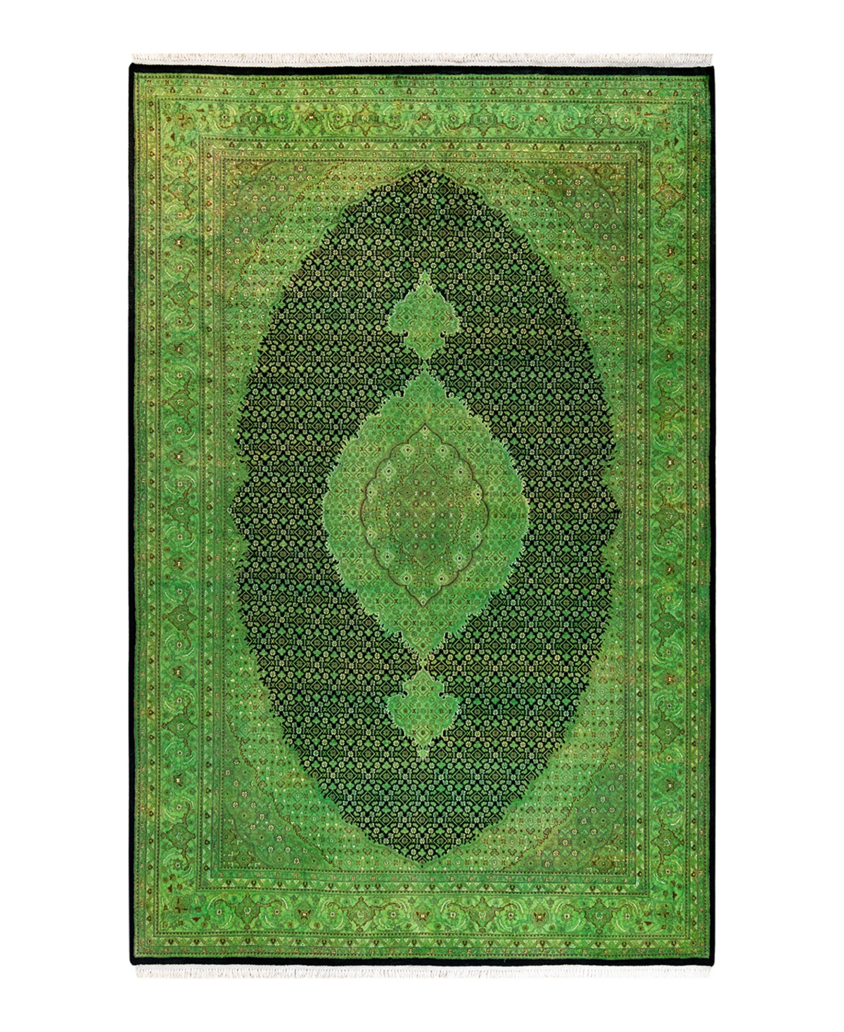 Adorn Hand Woven Rugs Fine Vibrance M1758 61x93 Area Rug - Green
