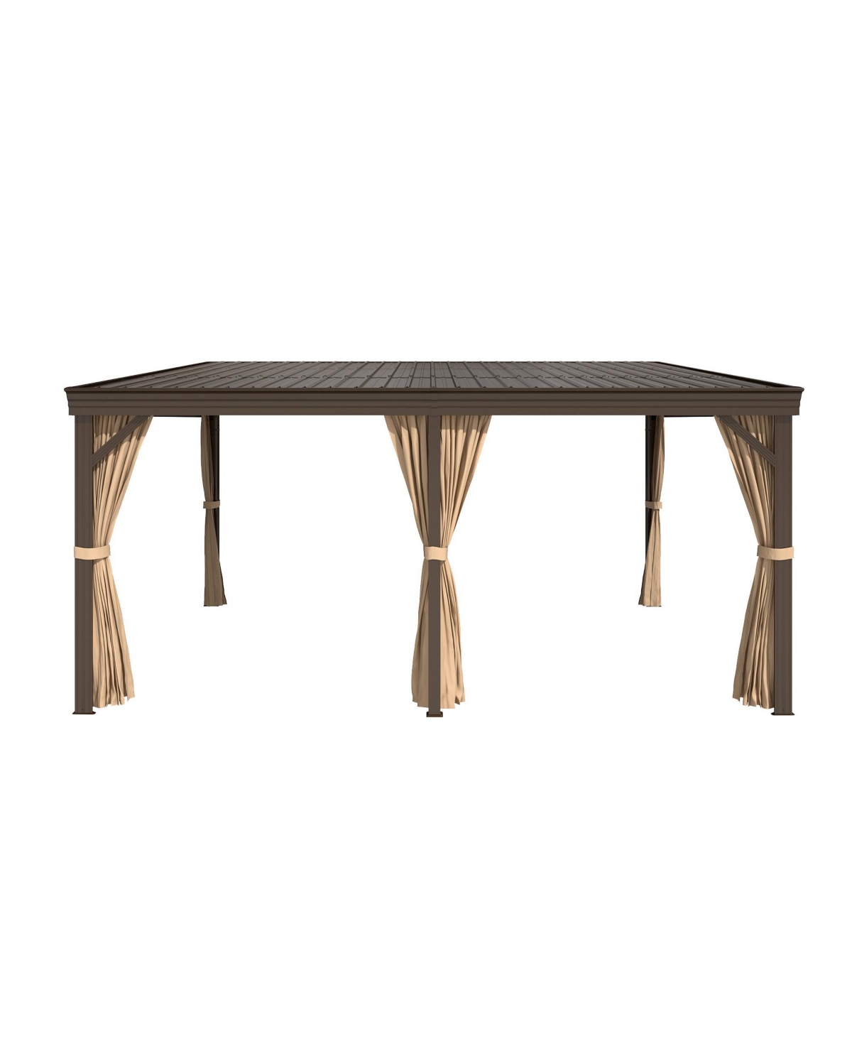 Click here for Mondawe 12x16FT Lean to Gazebo  Hardtop Wall Mount... prices