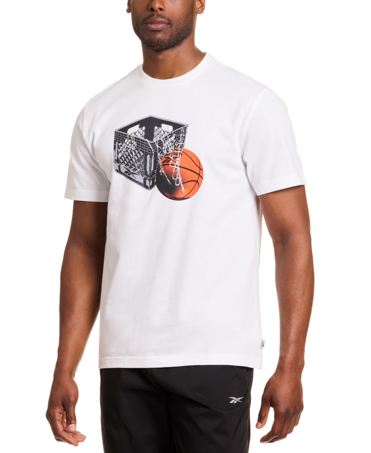 Click here for Reebok Mens Any Court Graphic T-Shirt - White prices