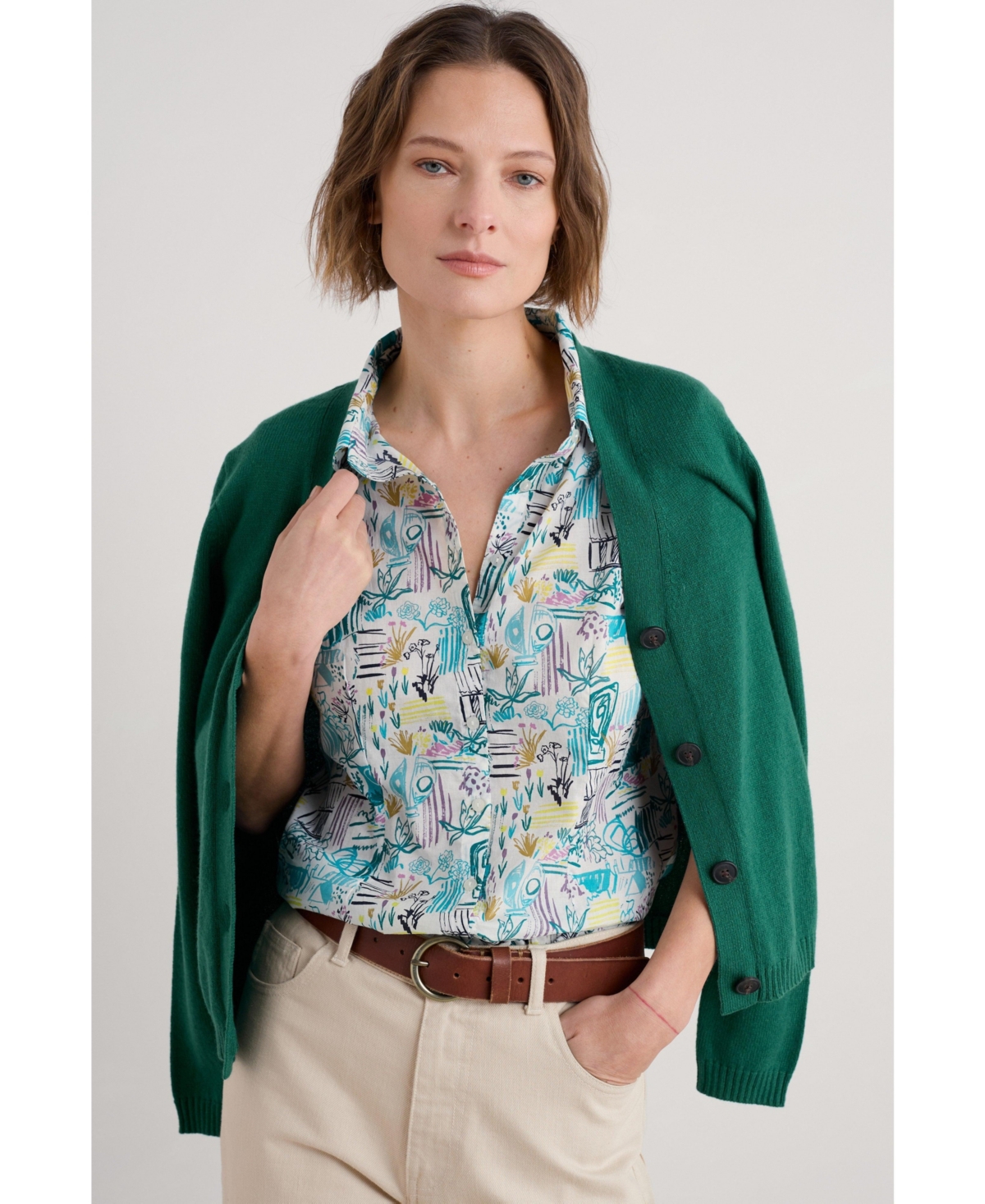 Click here for Seasalt Cornwall Womens Rushmaker Shirt - Garden s... prices