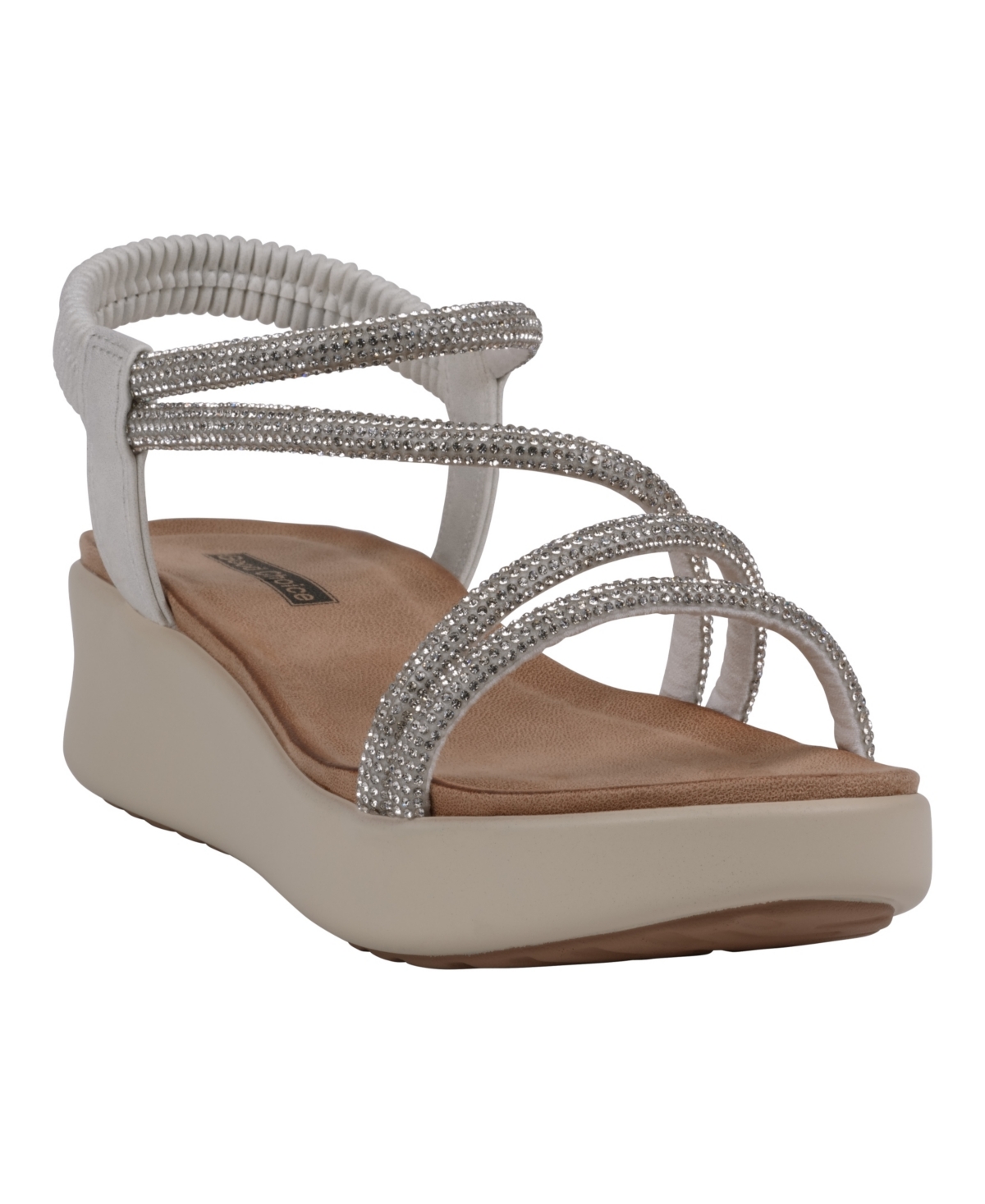 Click here for Gc Shoes Womens Emory Embellished Wedge Sandals -... prices
