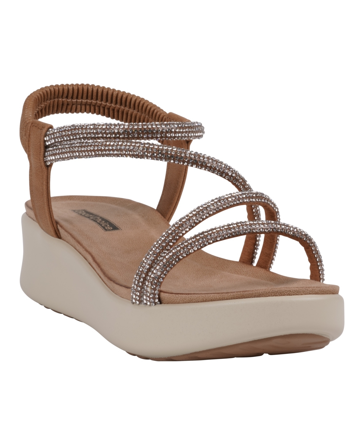 Click here for Gc Shoes Womens Emory Embellished Wedge Sandals -... prices