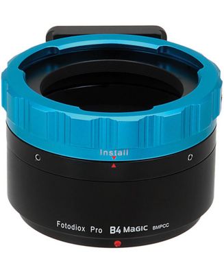 Fotodiox Pro Lens Mount Adapter with 2x Correction for Black Magic ...