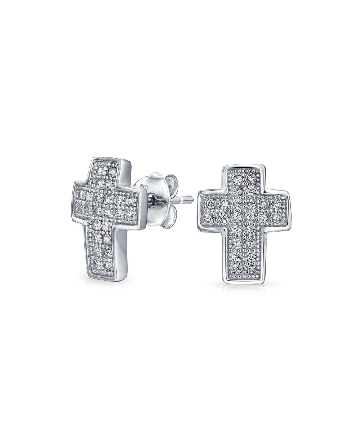 Click here for Bling Jewelry Traditional Religious Cz Stud Earrin... prices