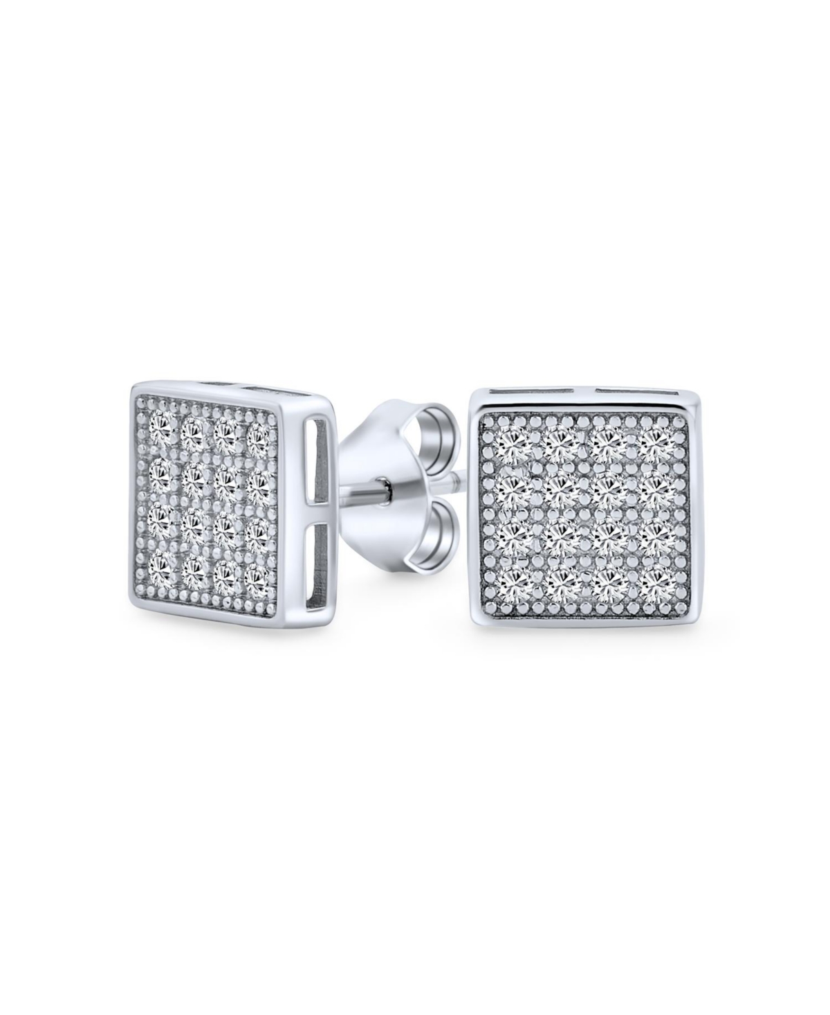 Click here for Bling Jewelry Geometric Hip Hop Square Cubic Zirco... prices