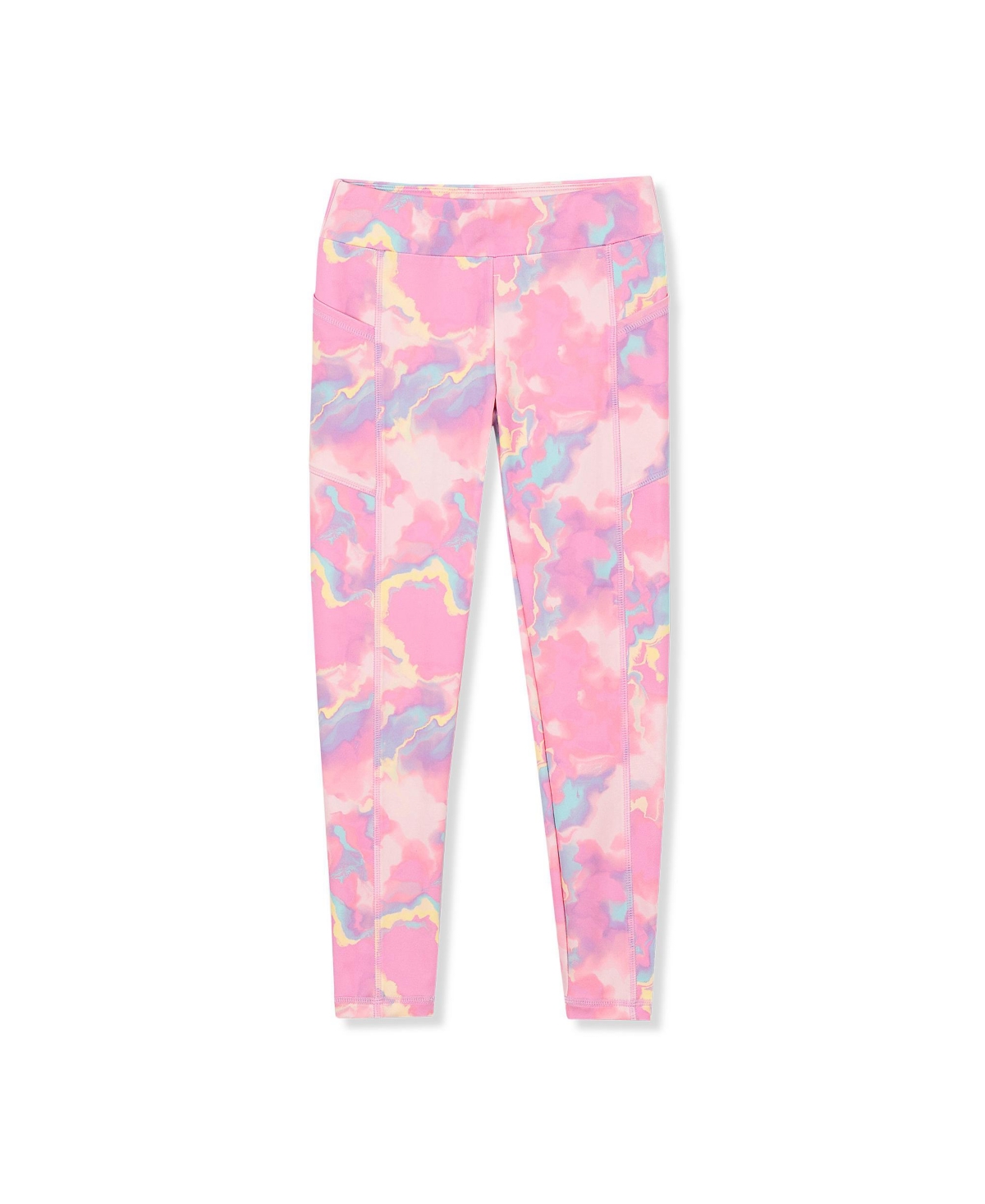 Click here for Lands End Girls Active Leggings - Pink marble prices