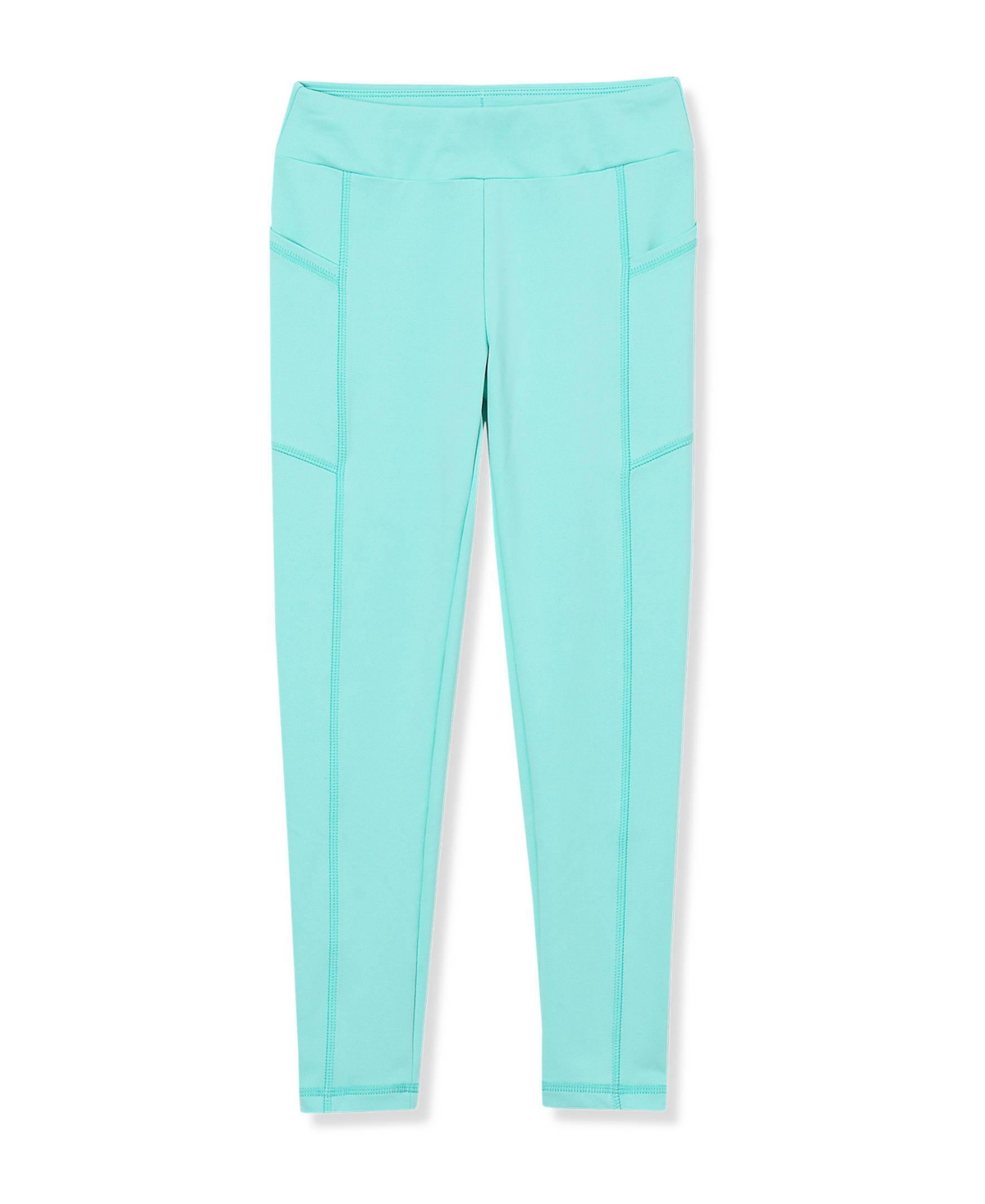 Click here for Lands End Girls Active Leggings - Aruba blue prices