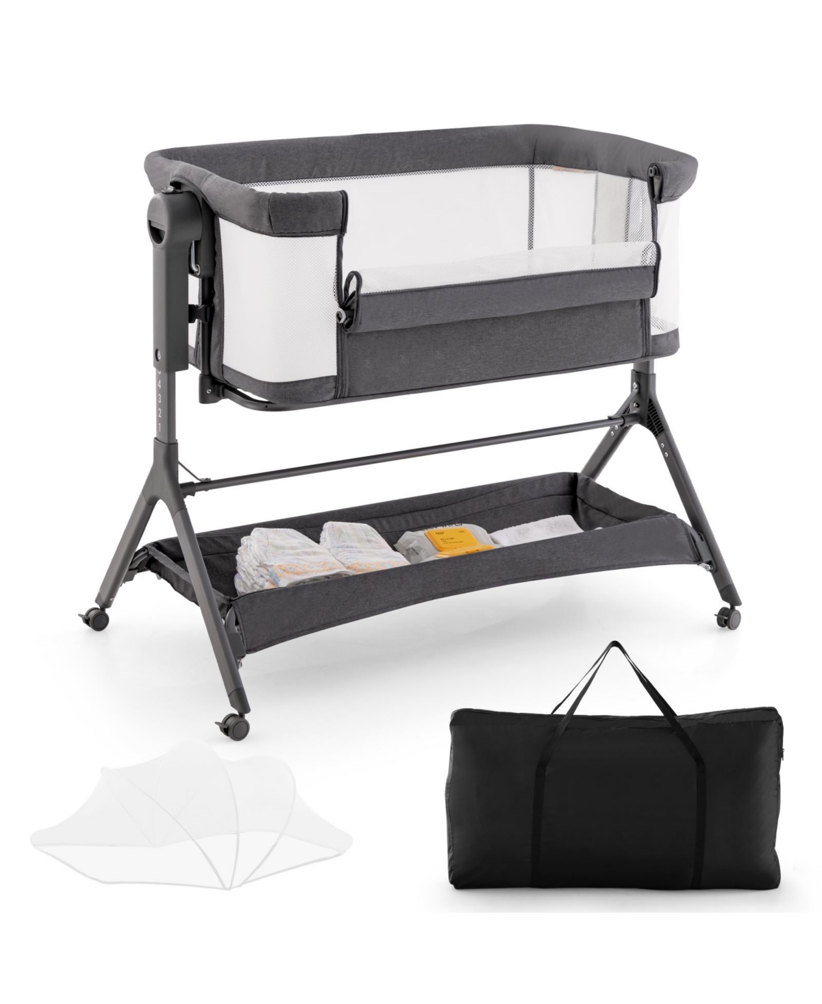 Click here for Gouun Kids Height Adjustable Bedside Sleeper with... prices
