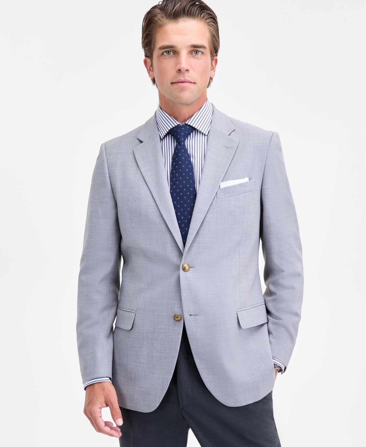 Click here for Nautica Mens Modern-Fit Active Stretch Solid Blaze... prices