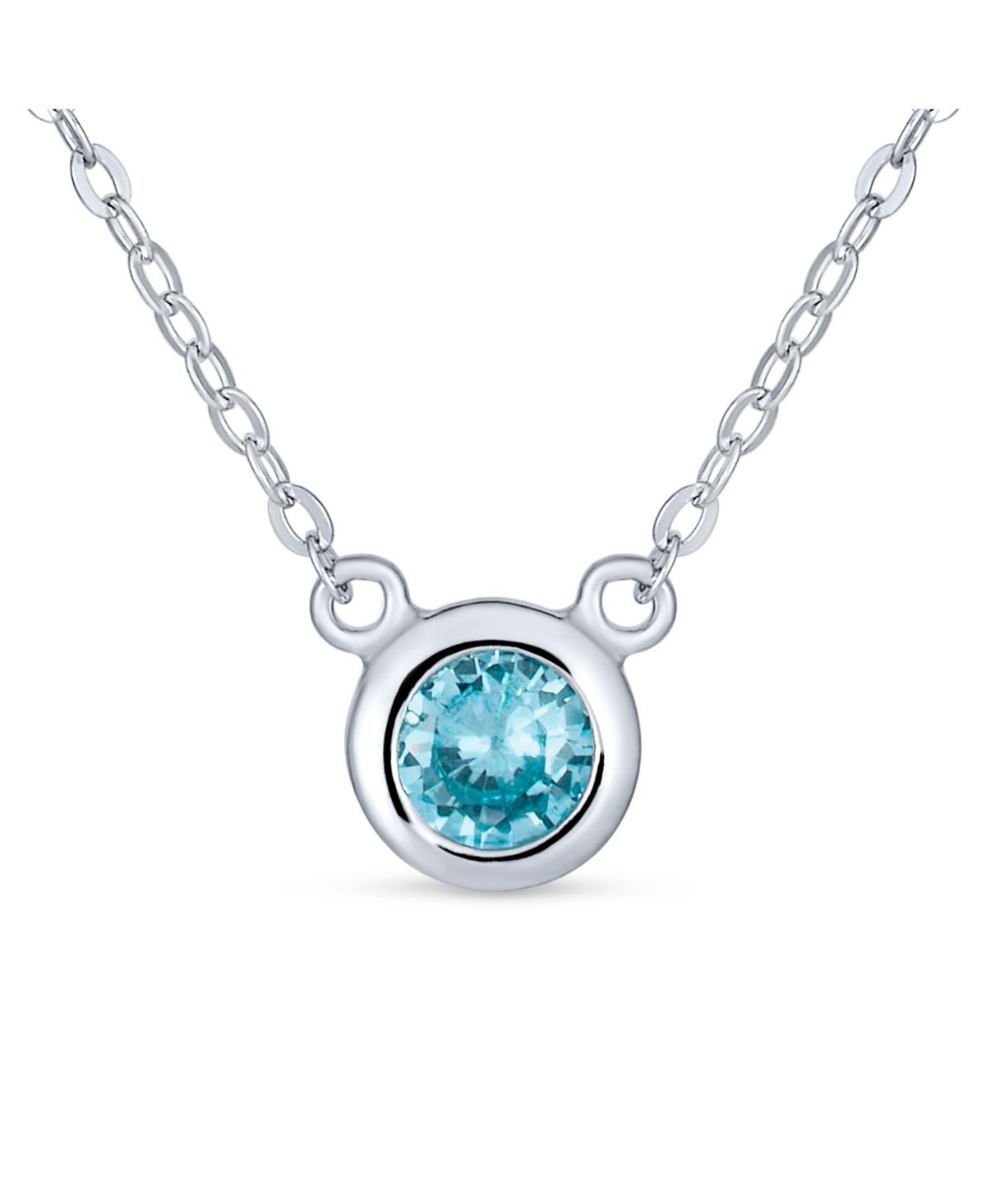 Click here for Bling Jewelry Petite Delicate 5MM Bezel Set Cz Sol... prices