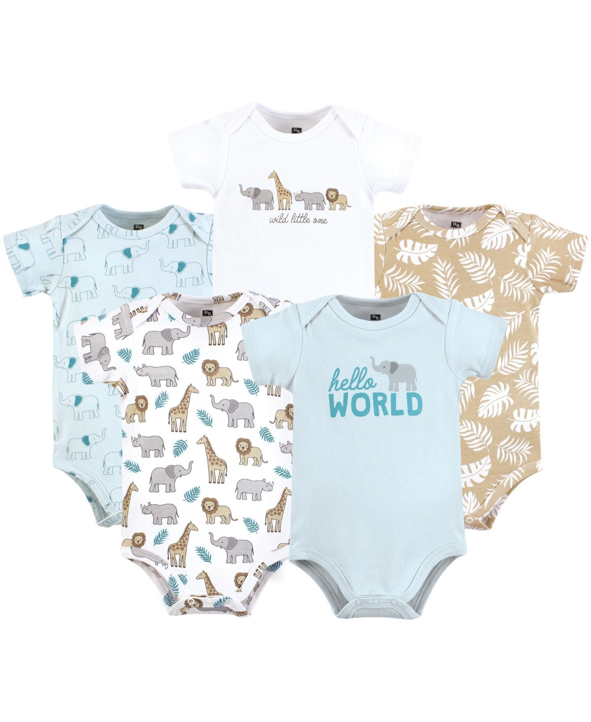 Click here for Hudson Baby Baby Unisex Five-Piece Set of Cotton I... prices