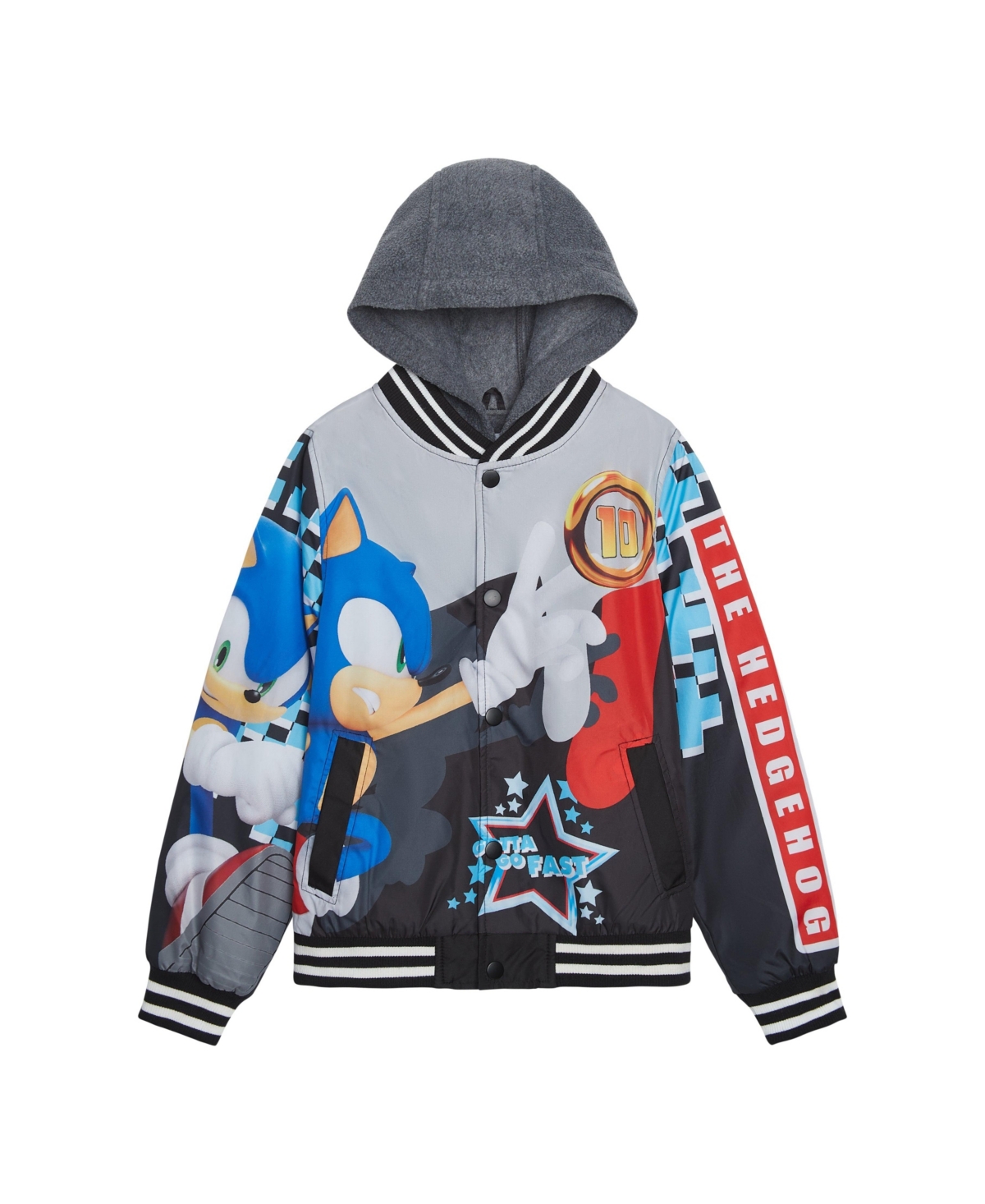 Click here for Sega Sonic the Hedgehog Boys Printed Bomber Jacket... prices