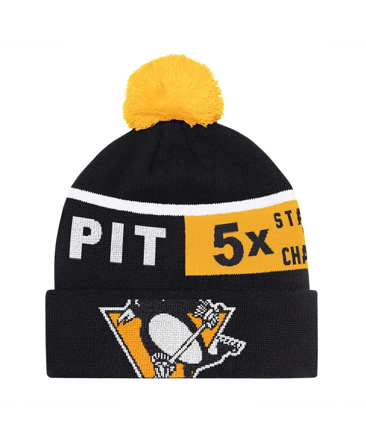 Click here for Starter Mens Black Pittsburgh Penguins Chyron Comm... prices