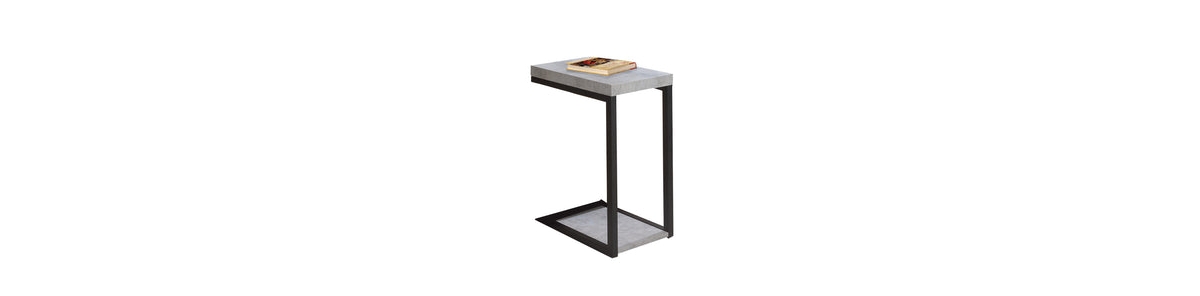 Click here for Industrial Snack Table with Faux Cement Design and... prices
