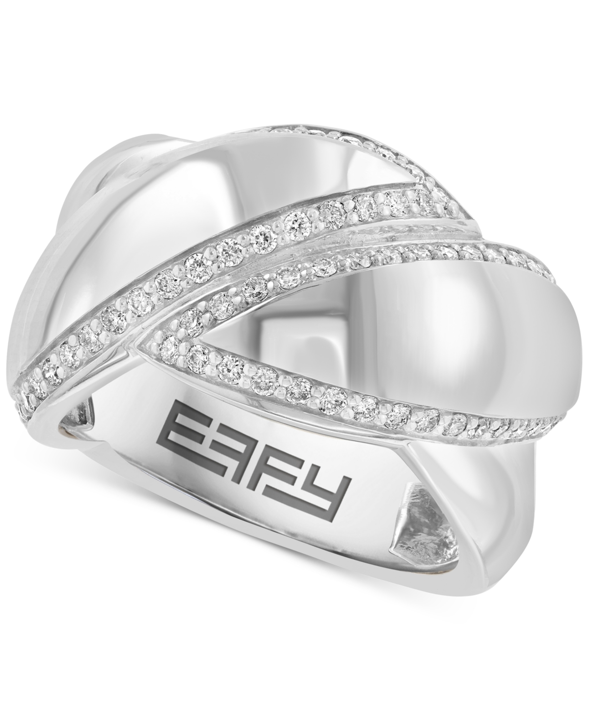 Click here for Effy Diamond Statement Ring (1/2 ct. t.w.) in Ster... prices