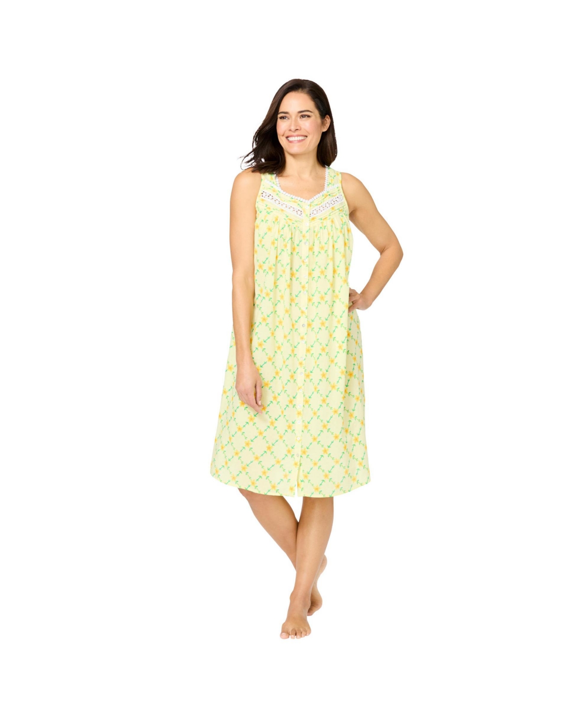 Click here for Only Necessities Womens Sleeveless Button Front Ni... prices