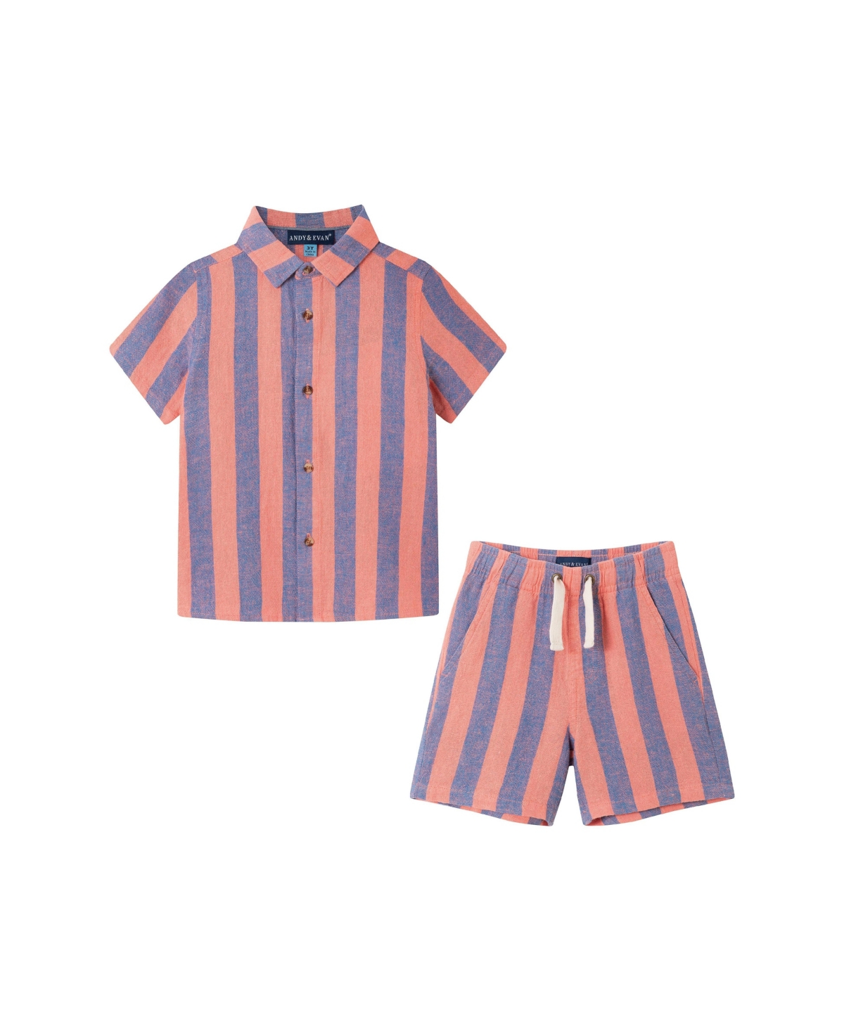 Click here for Andy & Evan Toddler Boys Toddler/Child Palm Stripe... prices