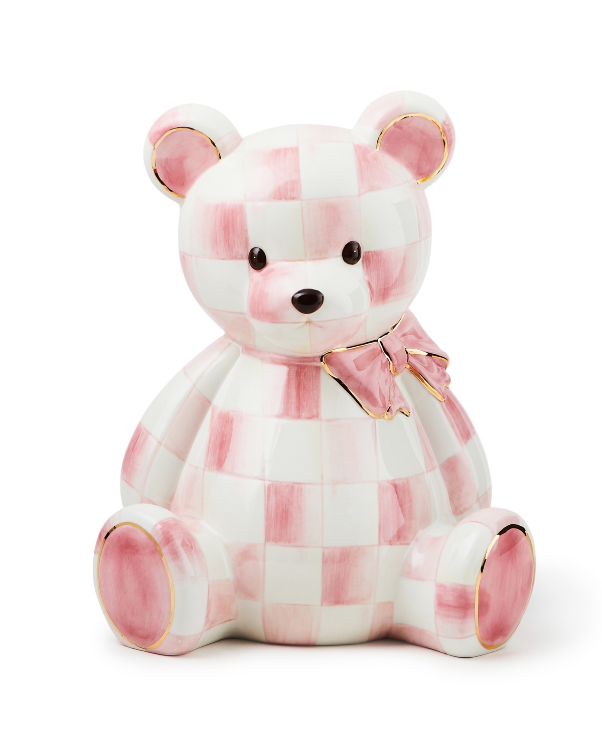 Click here for Mackenzie-Childs Rosy Bear Bank - Pink prices