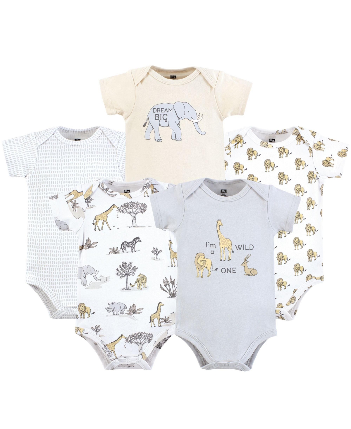 Click here for Hudson Baby Baby Unisex Five-Piece Set of Cotton I... prices
