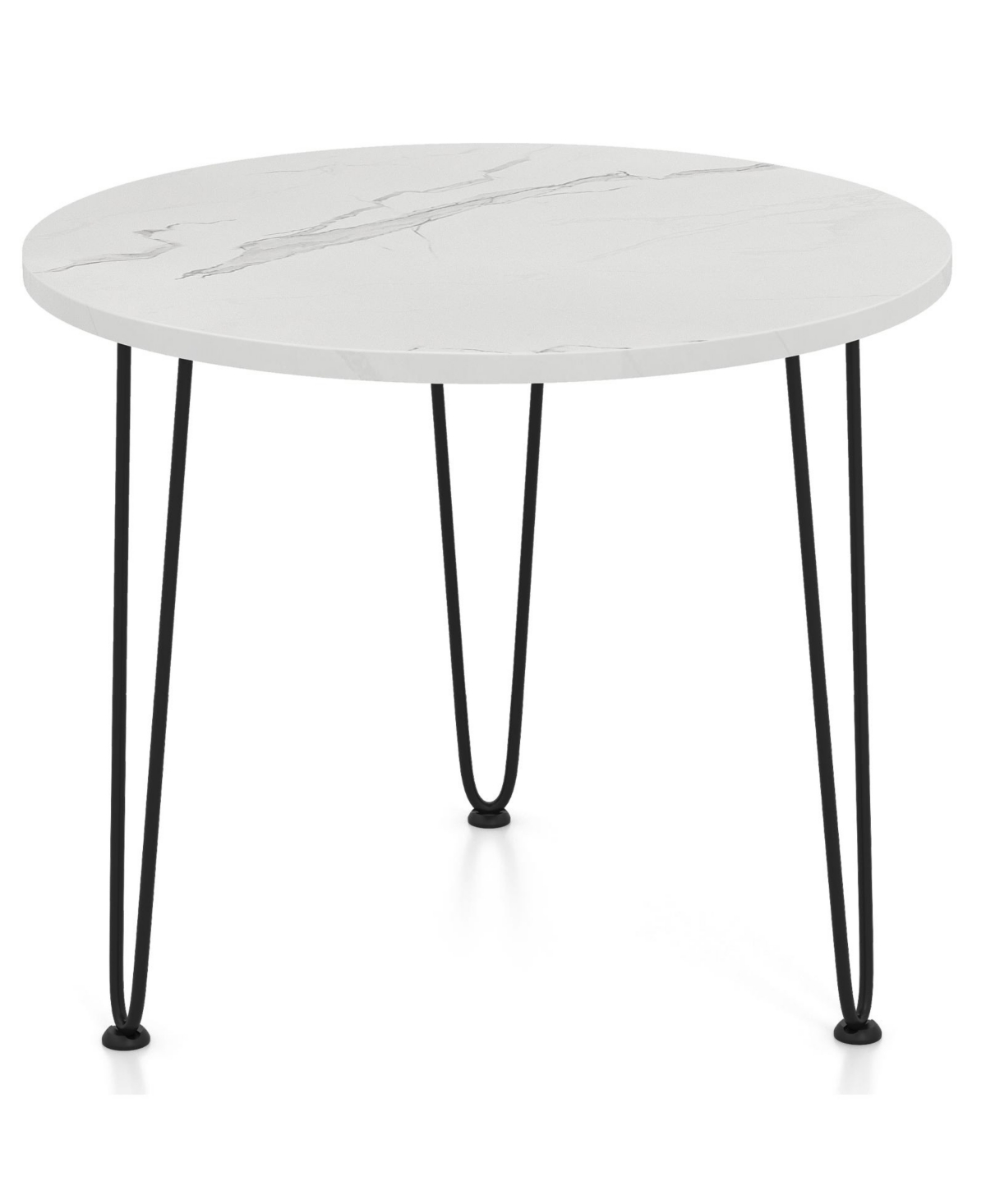 Click here for Round Table with Thickened Tabletop and Metal Trip... prices