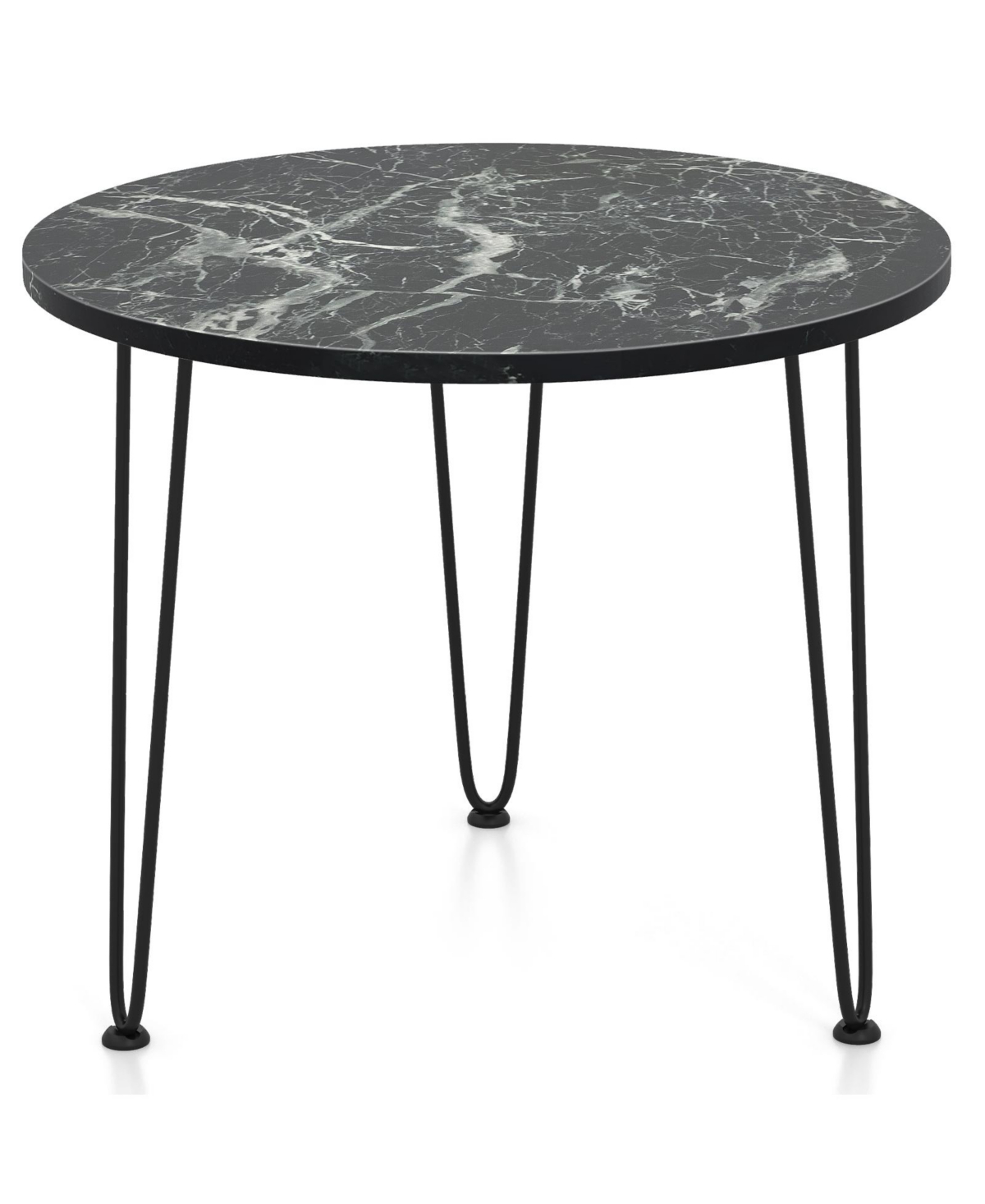 Click here for Round Table with Thickened Tabletop and Metal Trip... prices
