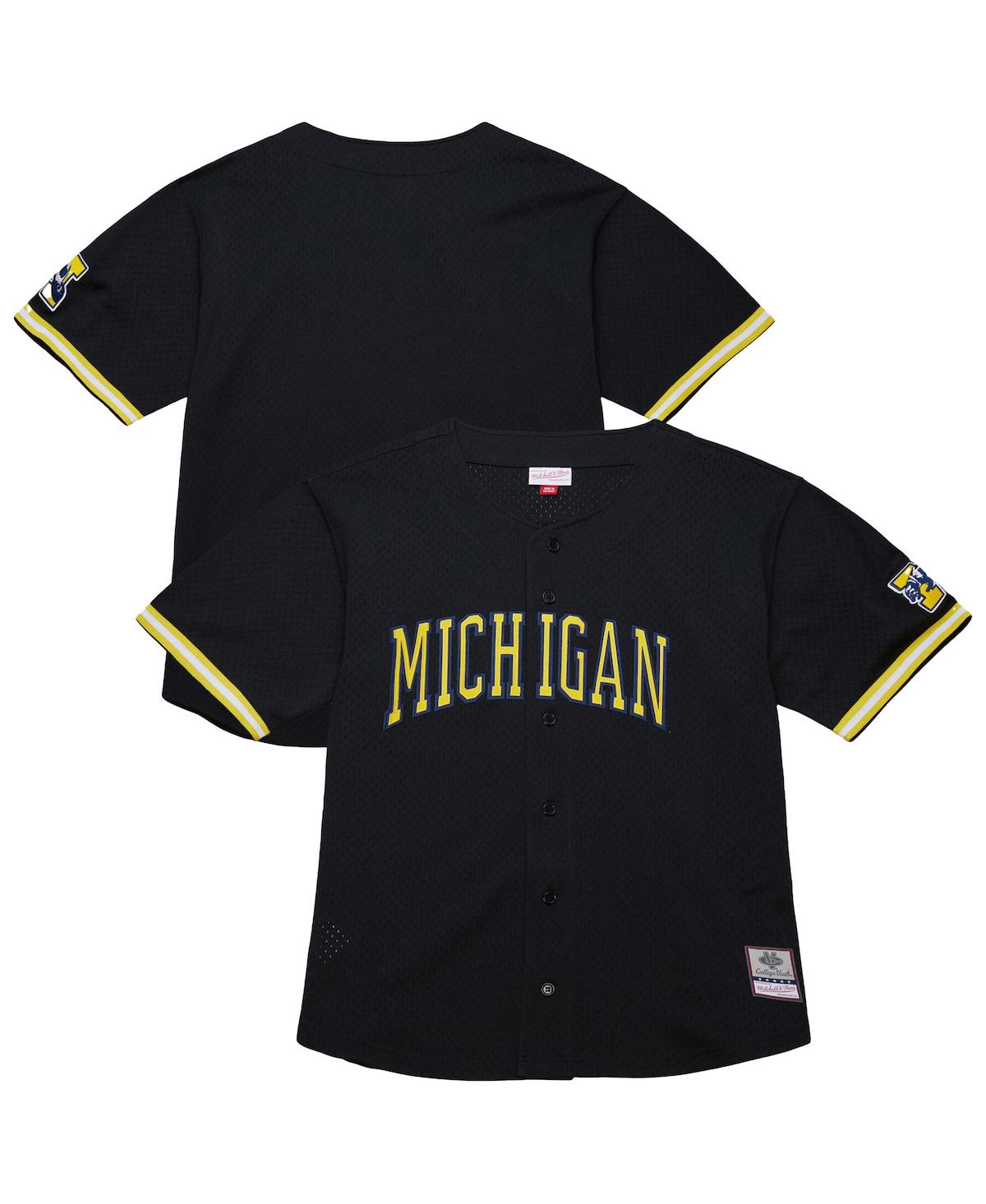 Click here for Mitchell & Ness Mens Black Michigan Wolverines On... prices
