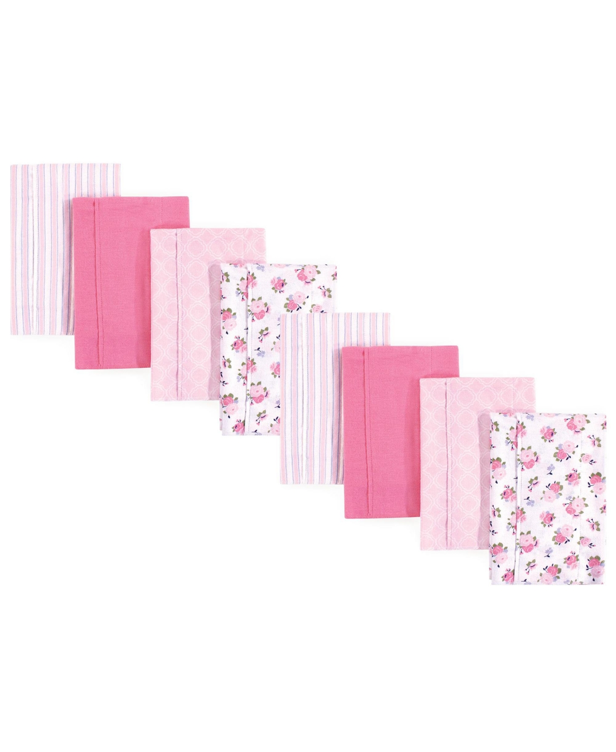 Click here for Luvable Friends Cotton Poly Flannel Burp Cloths 8-... prices