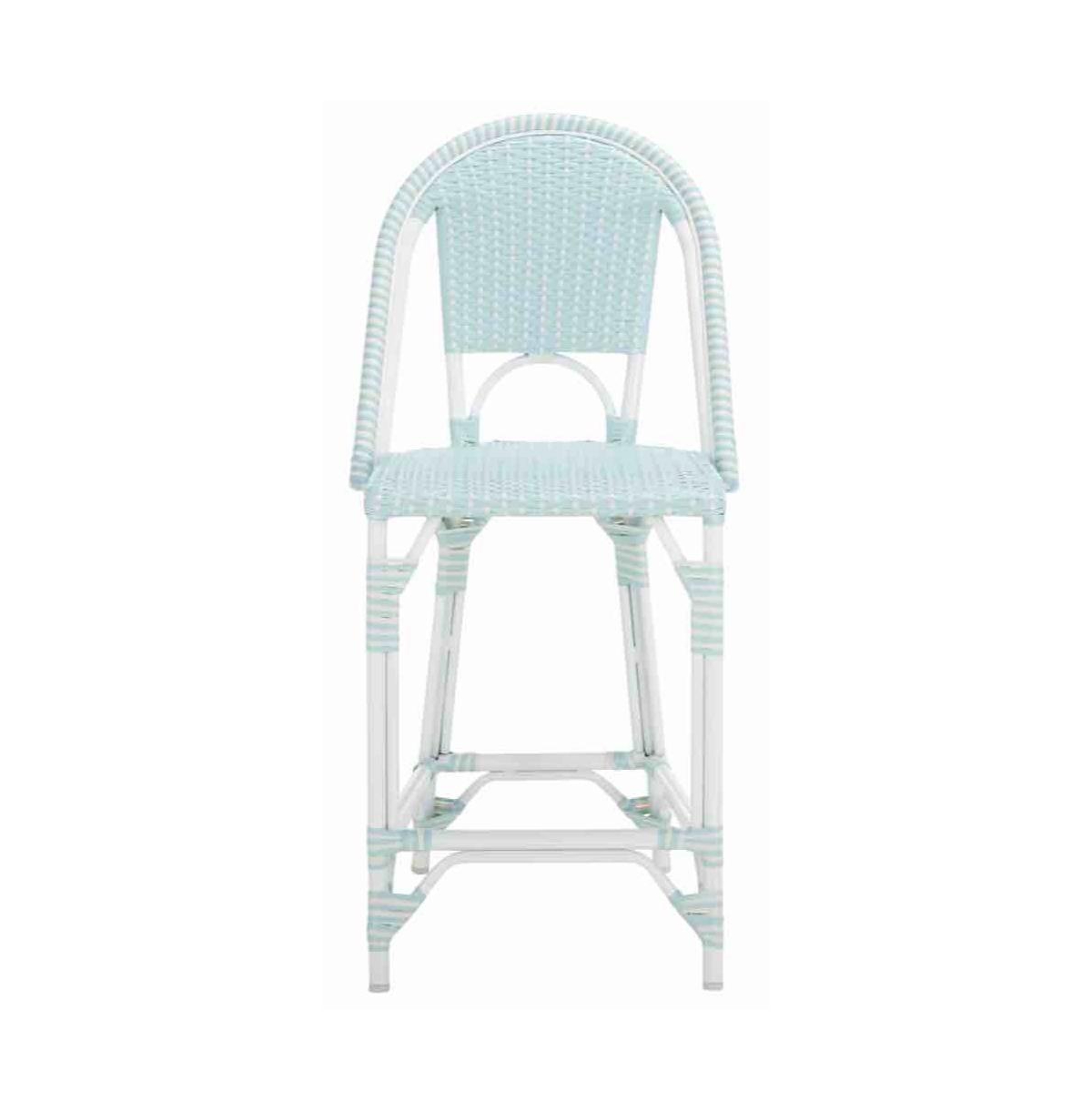 Click here for California Counter Stool - Baby blue / white prices