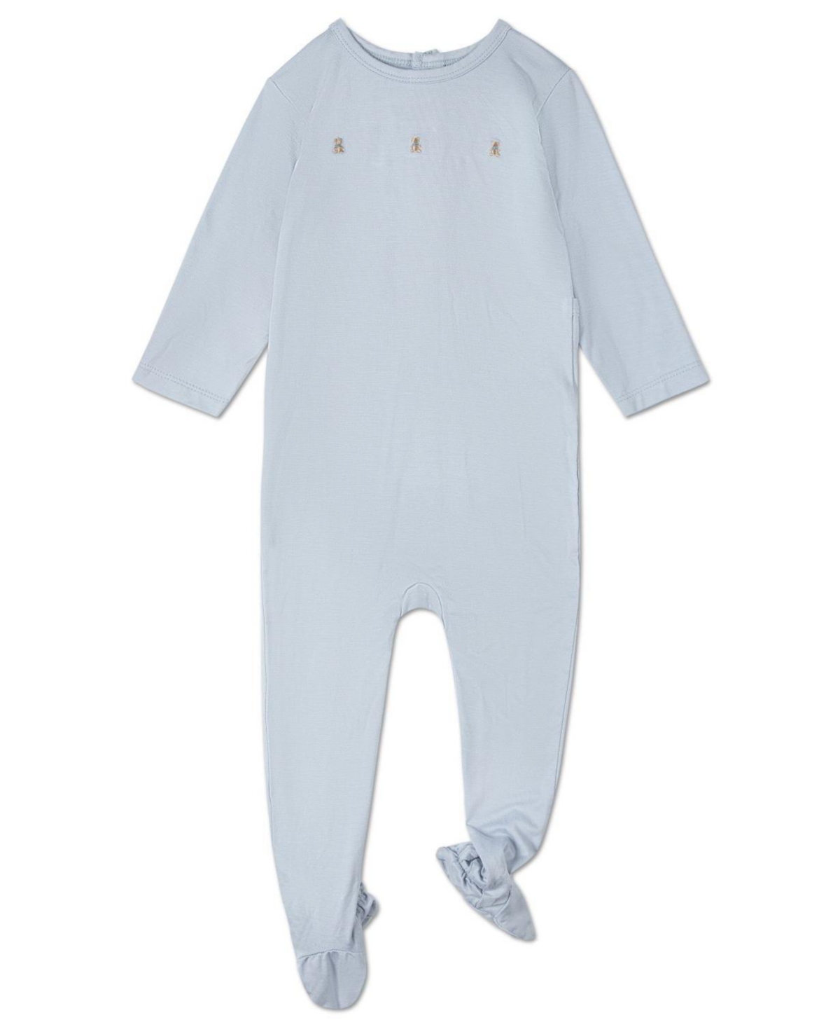 Click here for MeMoi Baby Girls Three Bears Footie - Baby blue prices