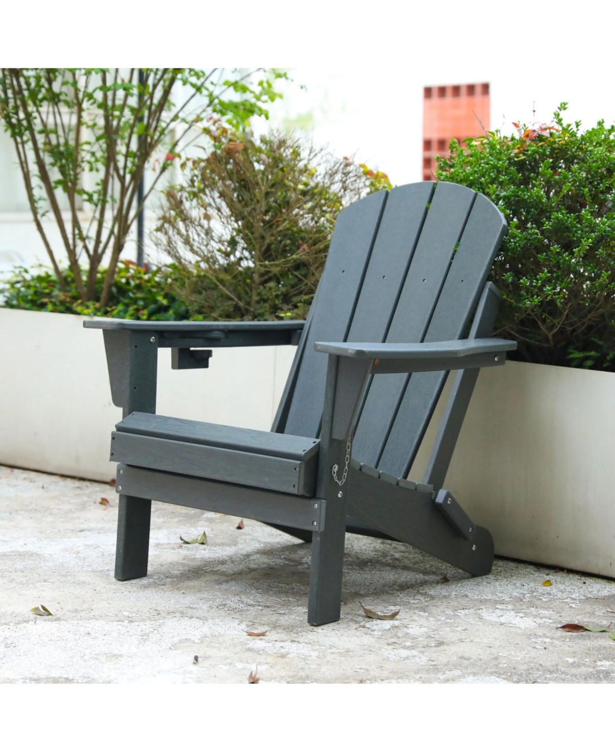 Click here for Streamdale Gray Hdpe Folding Adirondack Chair  Dua... prices