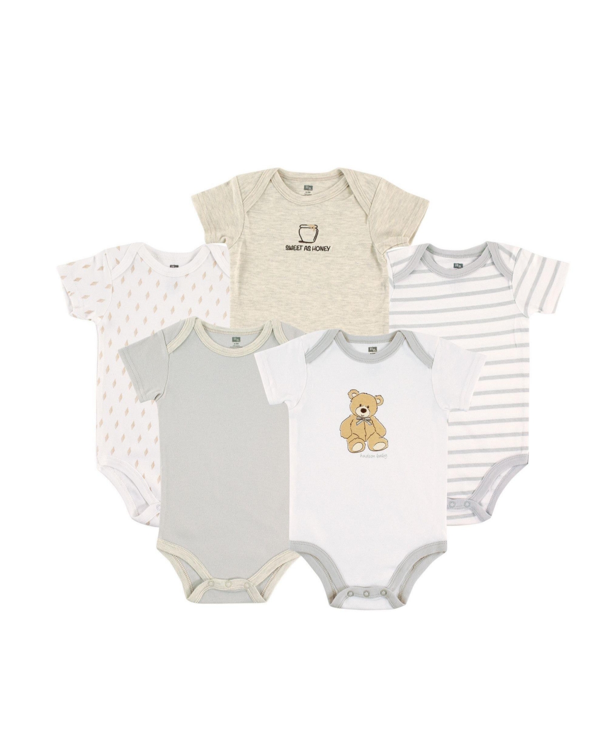 Click here for Hudson Baby Baby Unisex Five-Piece Set of Cotton I... prices
