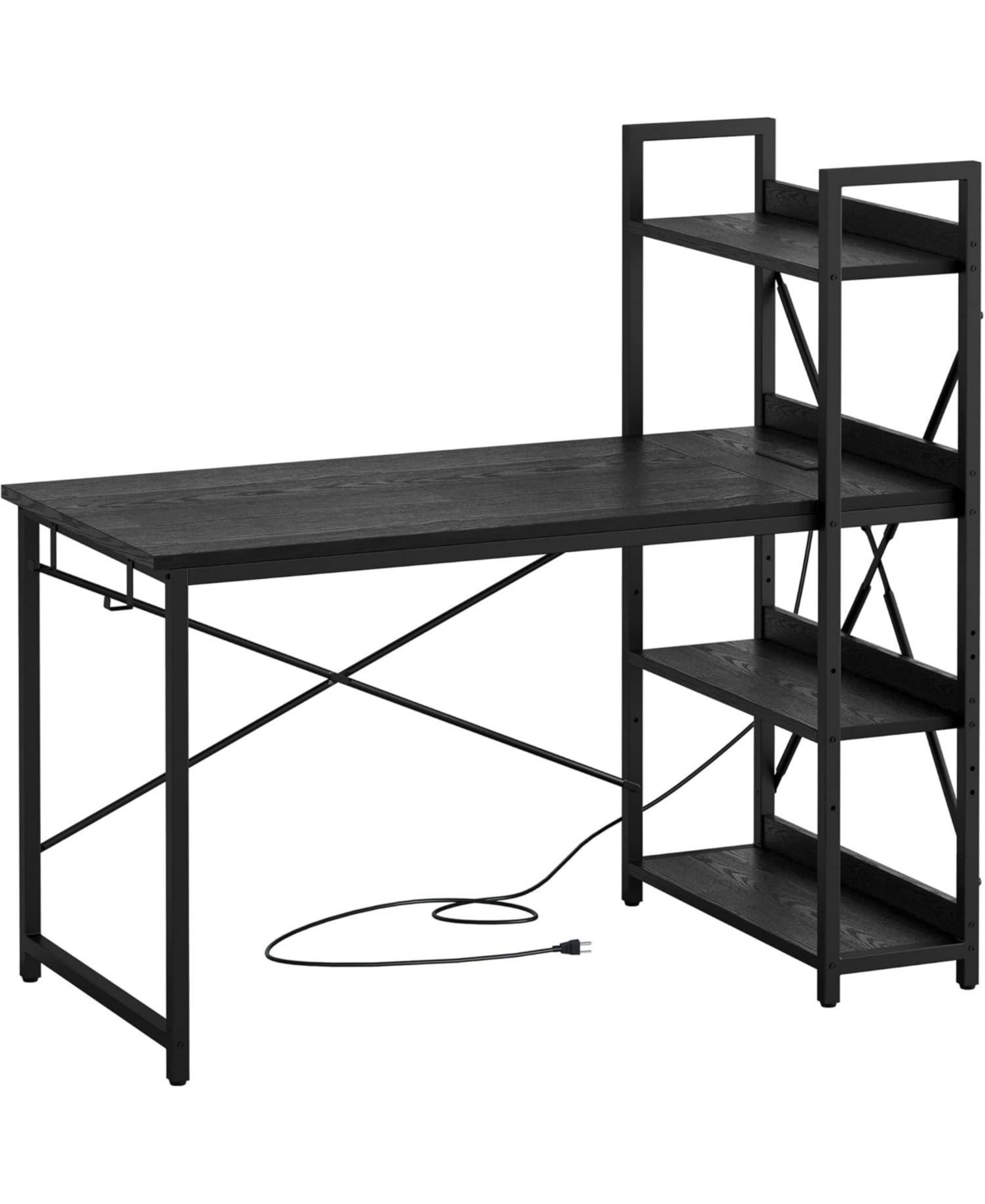 Click here for Computer Desk 47 with Power Outlet and Storage She... prices