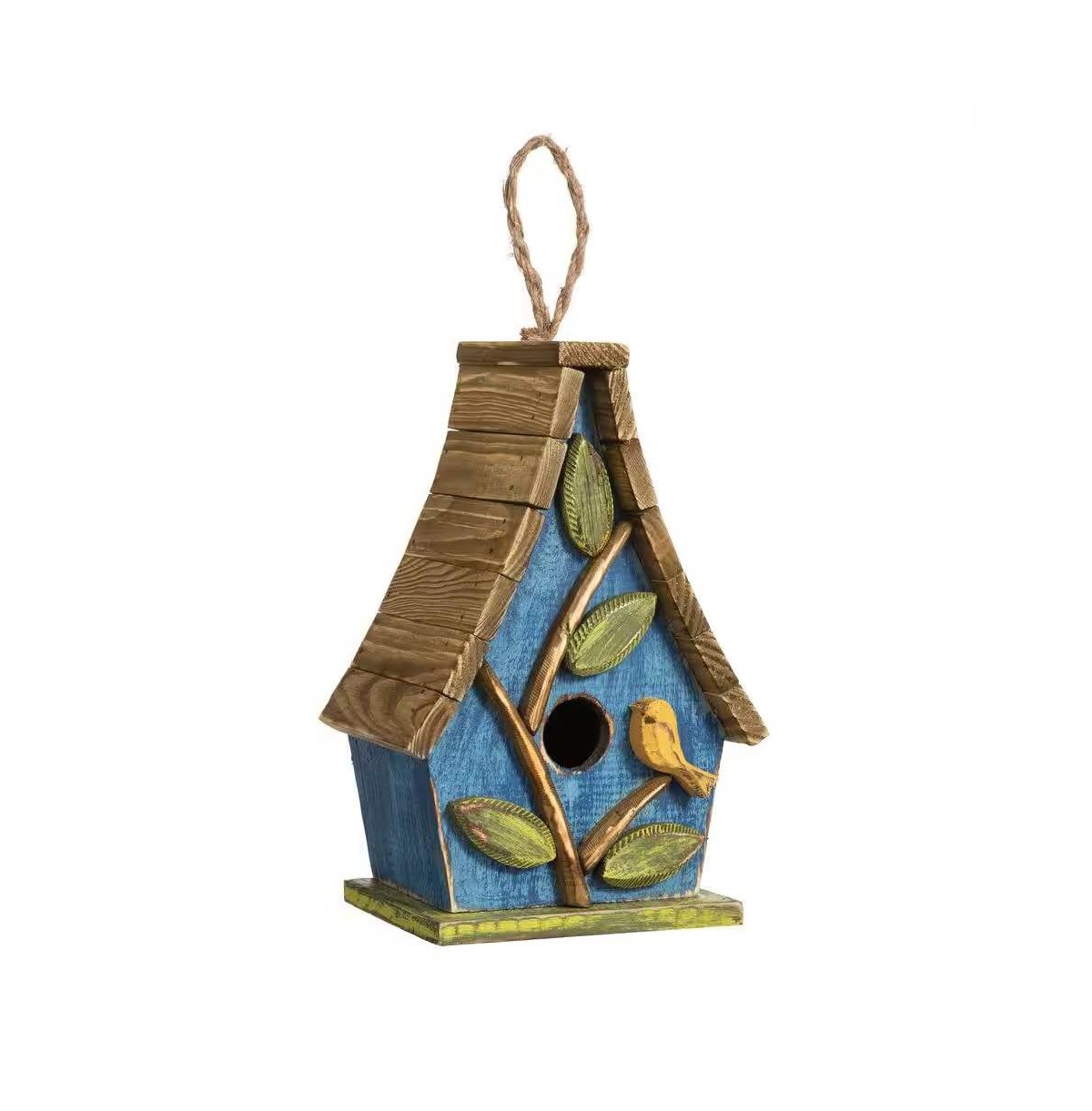 Click here for Farmhouse Solid Wood Hanging Birdhouse for Outdoor... prices