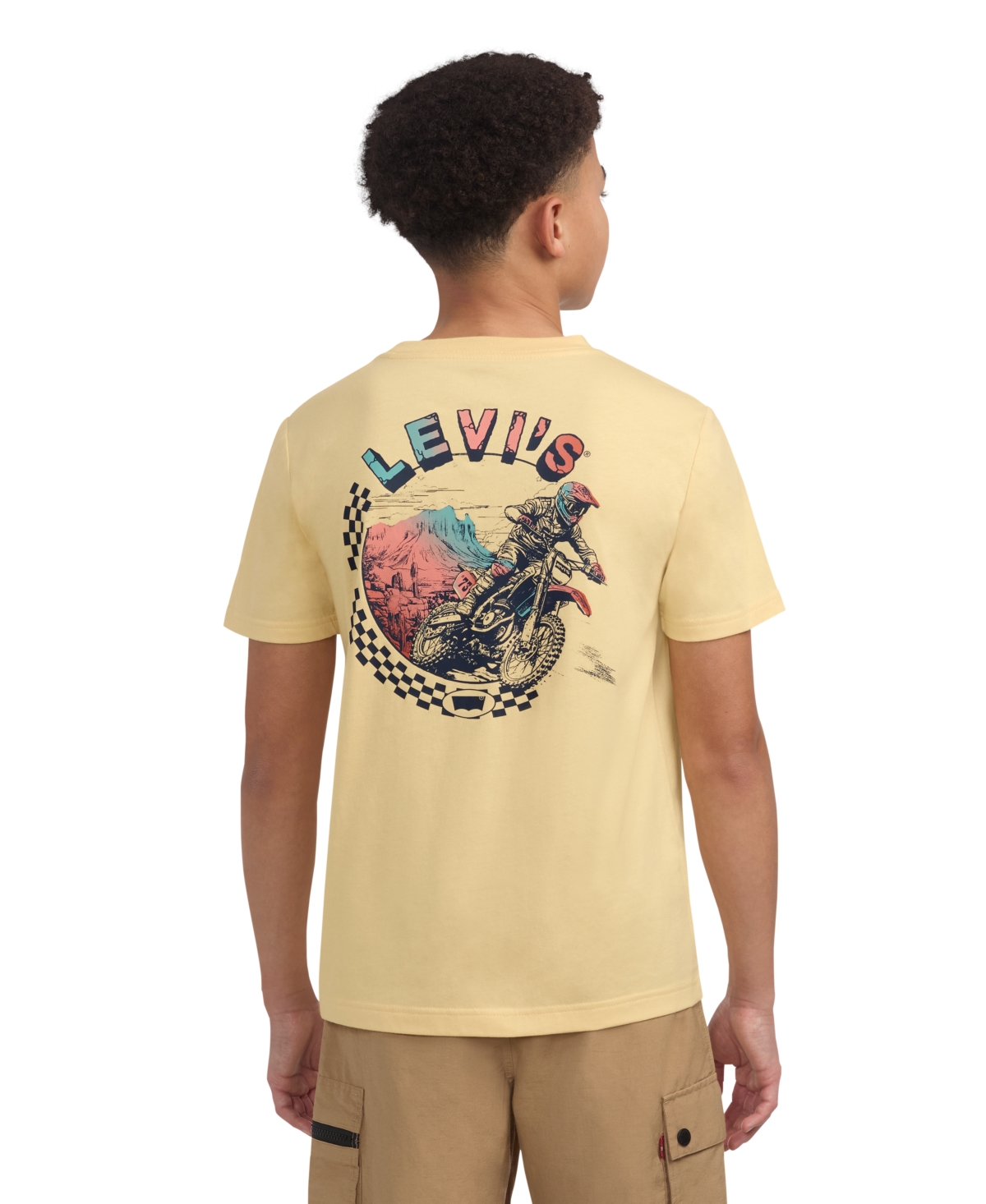 Levis Big Boys Dirt Bike T-Shirt - Golden haze