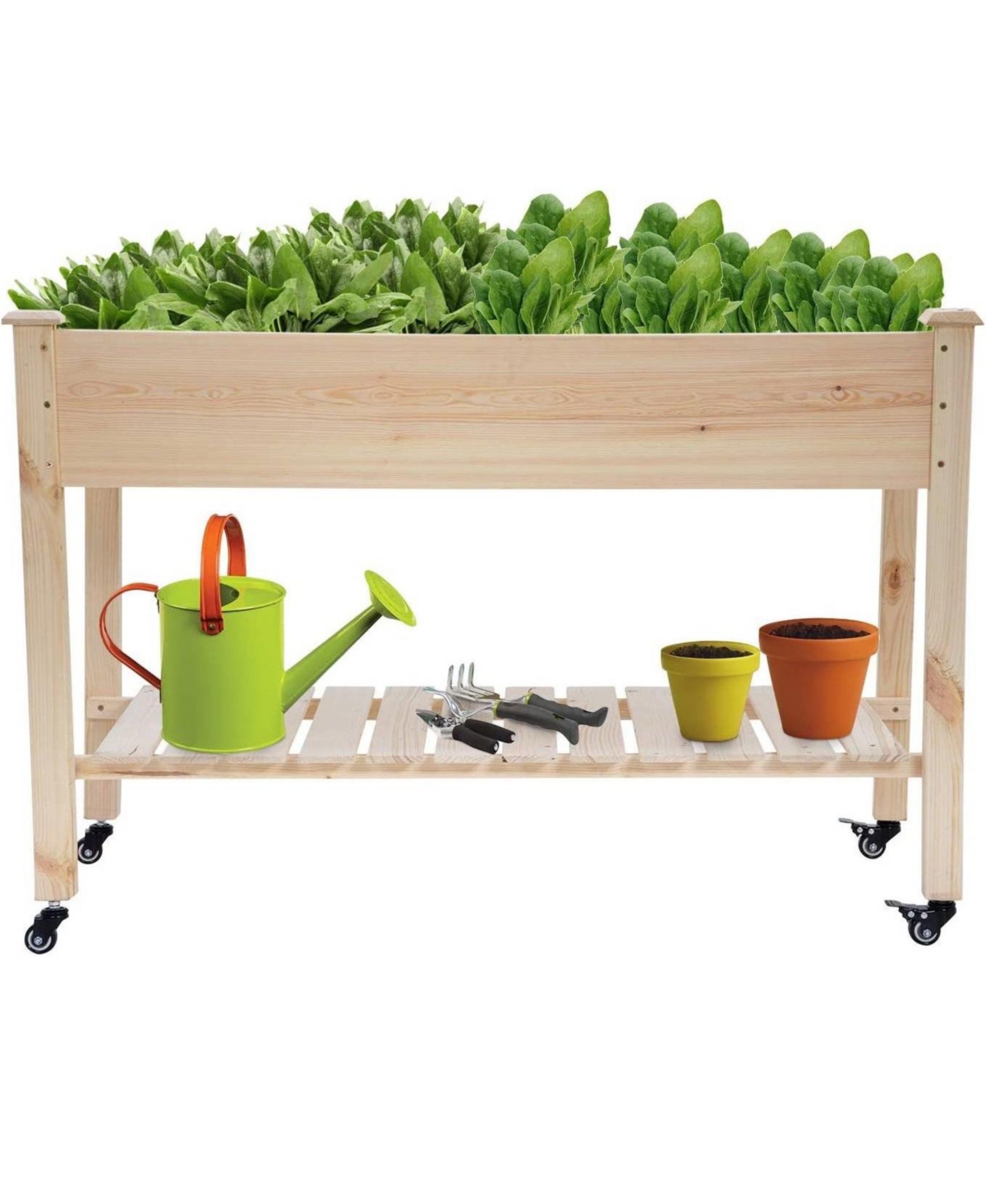 Click here for 2ft x 4ft Outdoor Solid Fir Wood Raised Garden Bed... prices