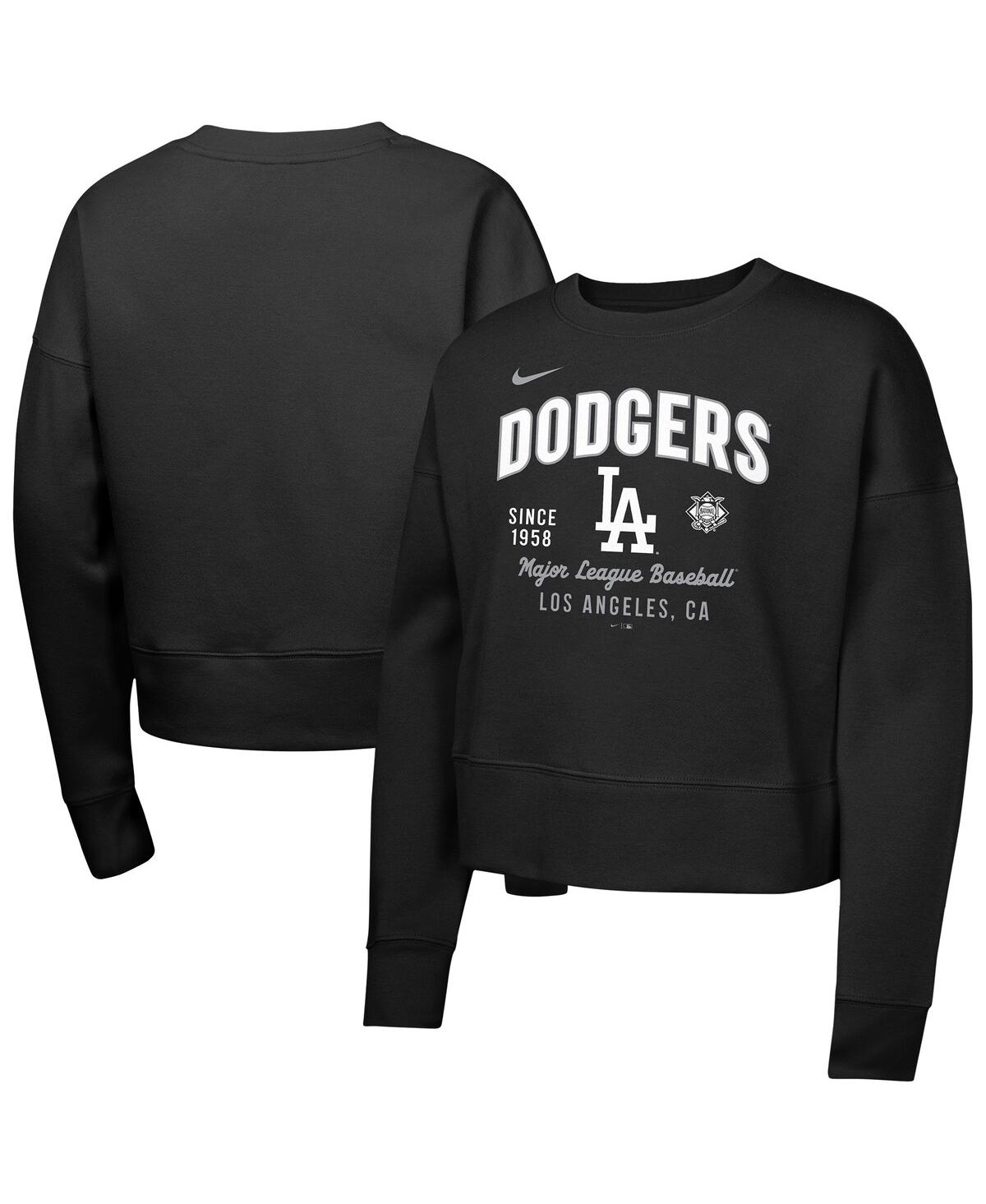 Click here for Nike Big Girls Black Los Angeles Dodgers Fleece Sw... prices