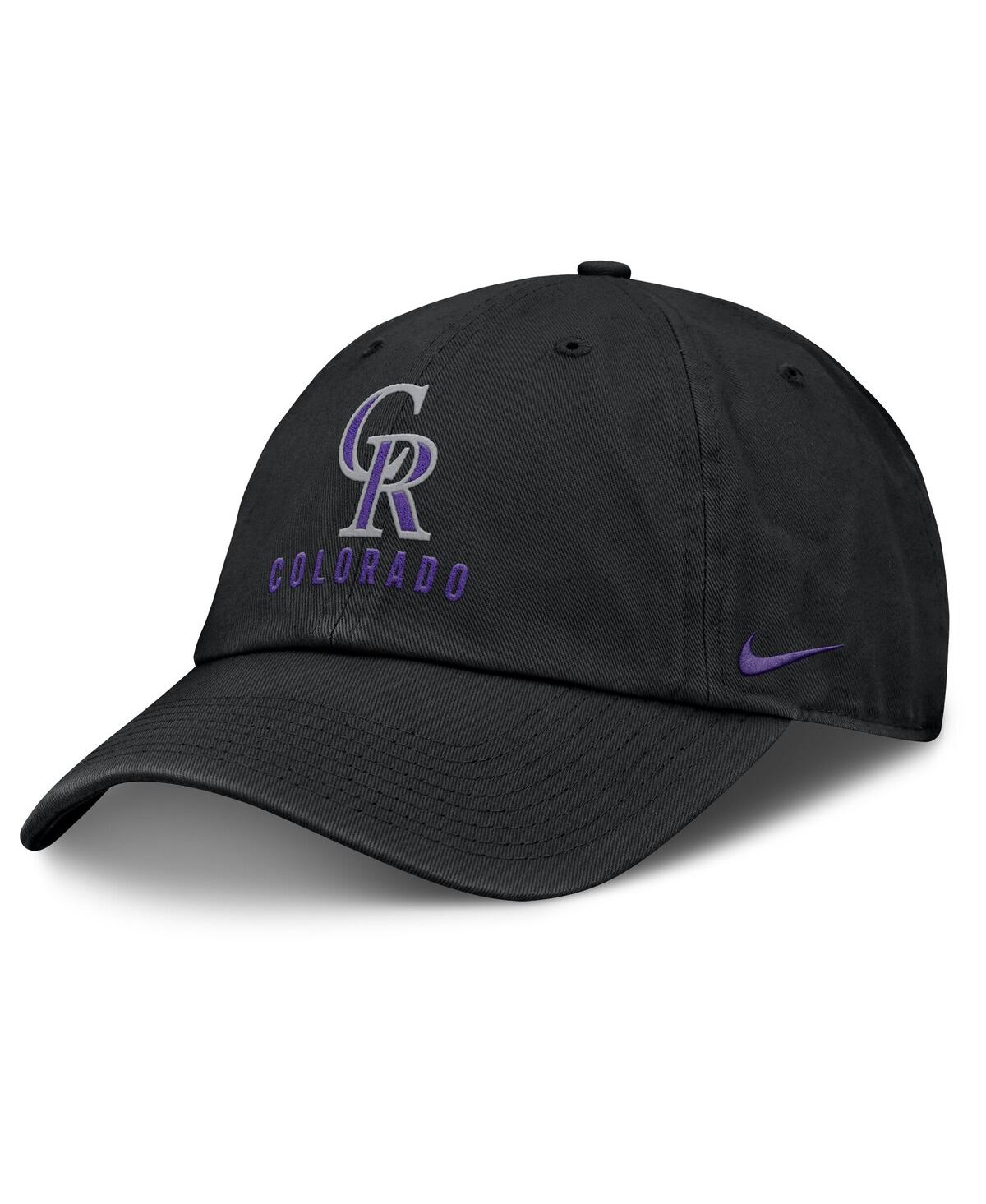 Click here for Nike Womens Black Colorado Rockies Club Adjustable... prices