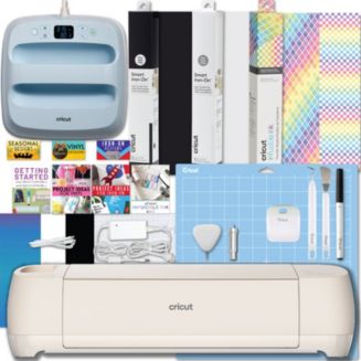 Cricut Explore 4 and Easy Press 3 Machine Combo with HTV Materials Bundle - Macy's