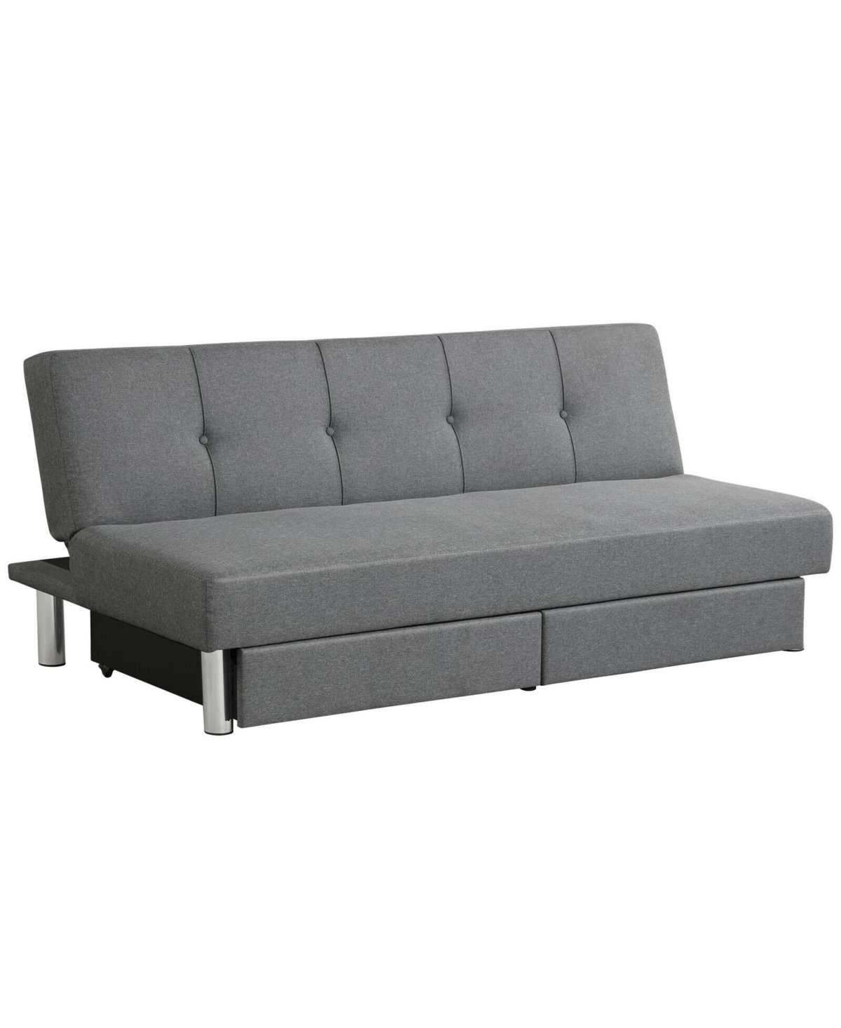 Click here for 3-Seat Convertible Sofa Bed with 2 Large Drawers a... prices