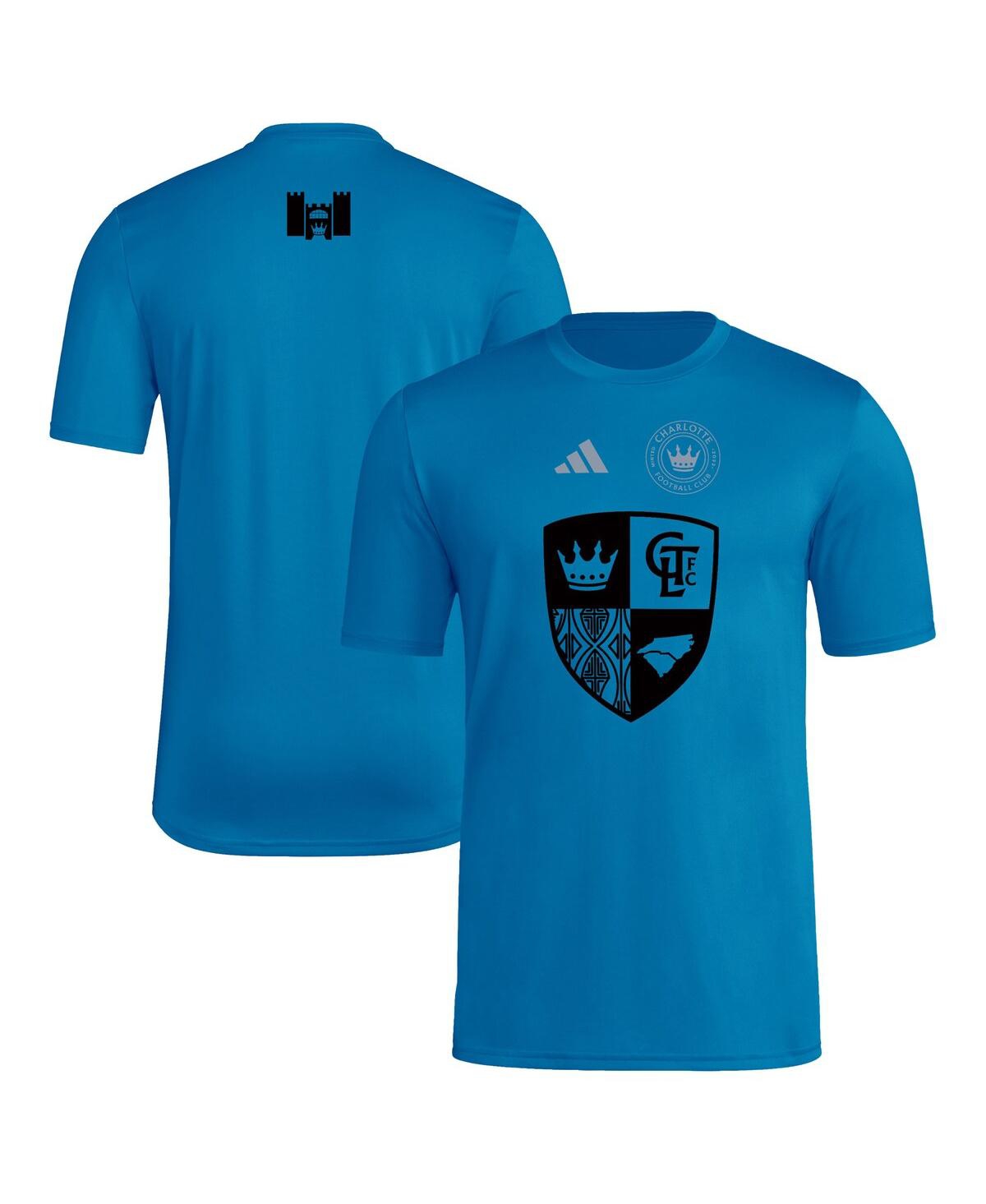 Click here for Adidas Mens Blue Charlotte Fc 2025 Jersey Hook Aer... prices