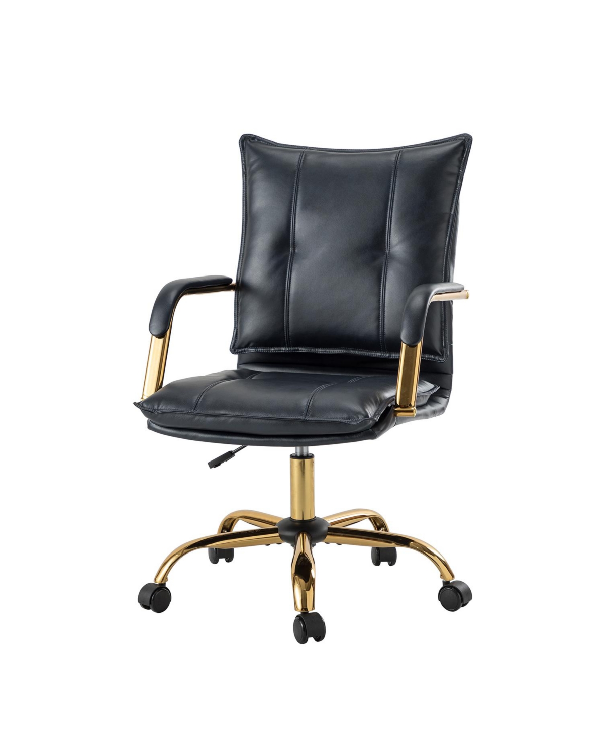Click here for Modern Home Office Desk Chair with Golden Legs - N... prices
