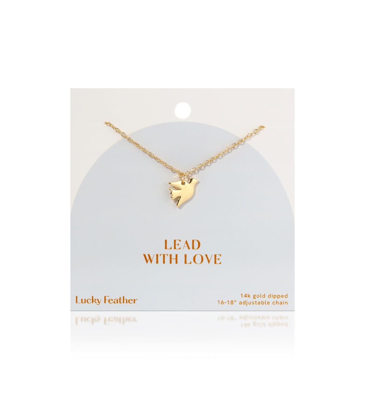Click here for Lucky Feather Faith Collection Necklace - Lead Wit... prices