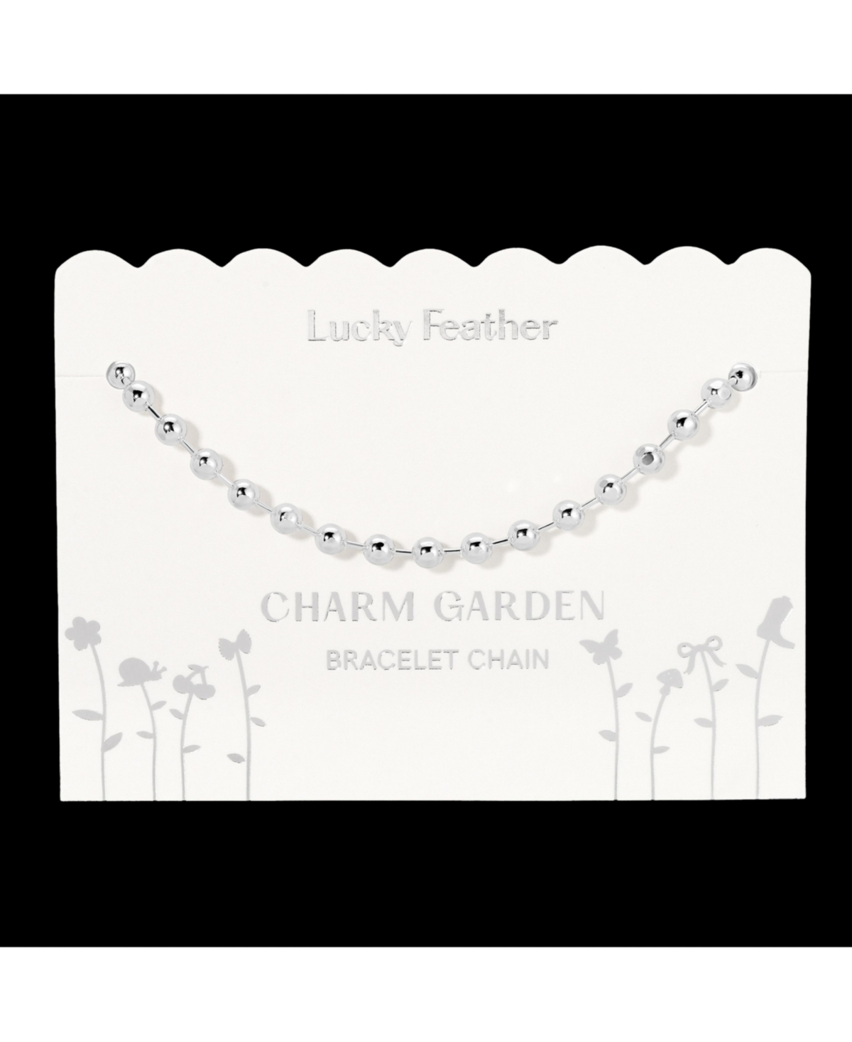 Click here for Lucky Feather Charm Garden - Silver - Bracelet Cha... prices