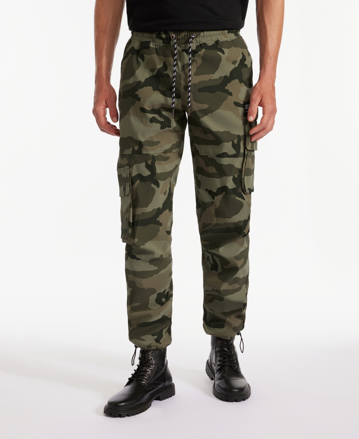 Click here for Ecko Unltd Mens Toggle Pouch Cargo Jogger Pants -... prices