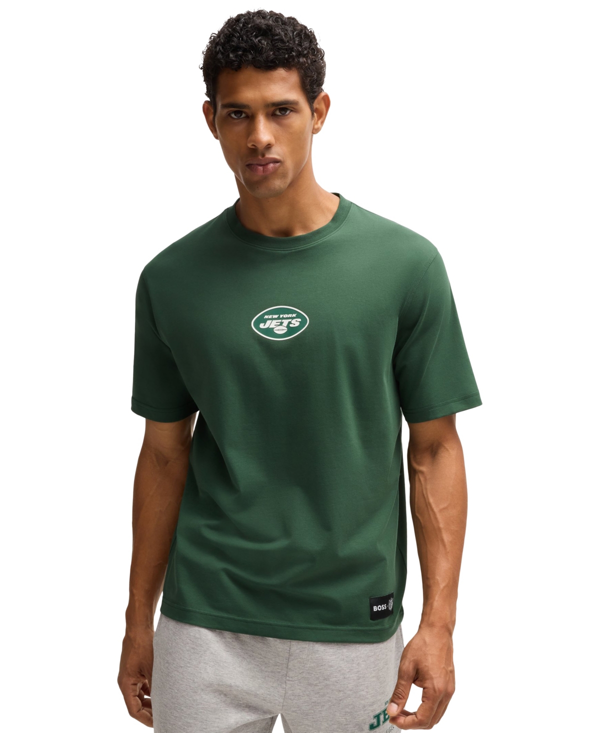 Click here for Hugo Boss X Nfl Branded Mens T-Shirt - Jets Green prices