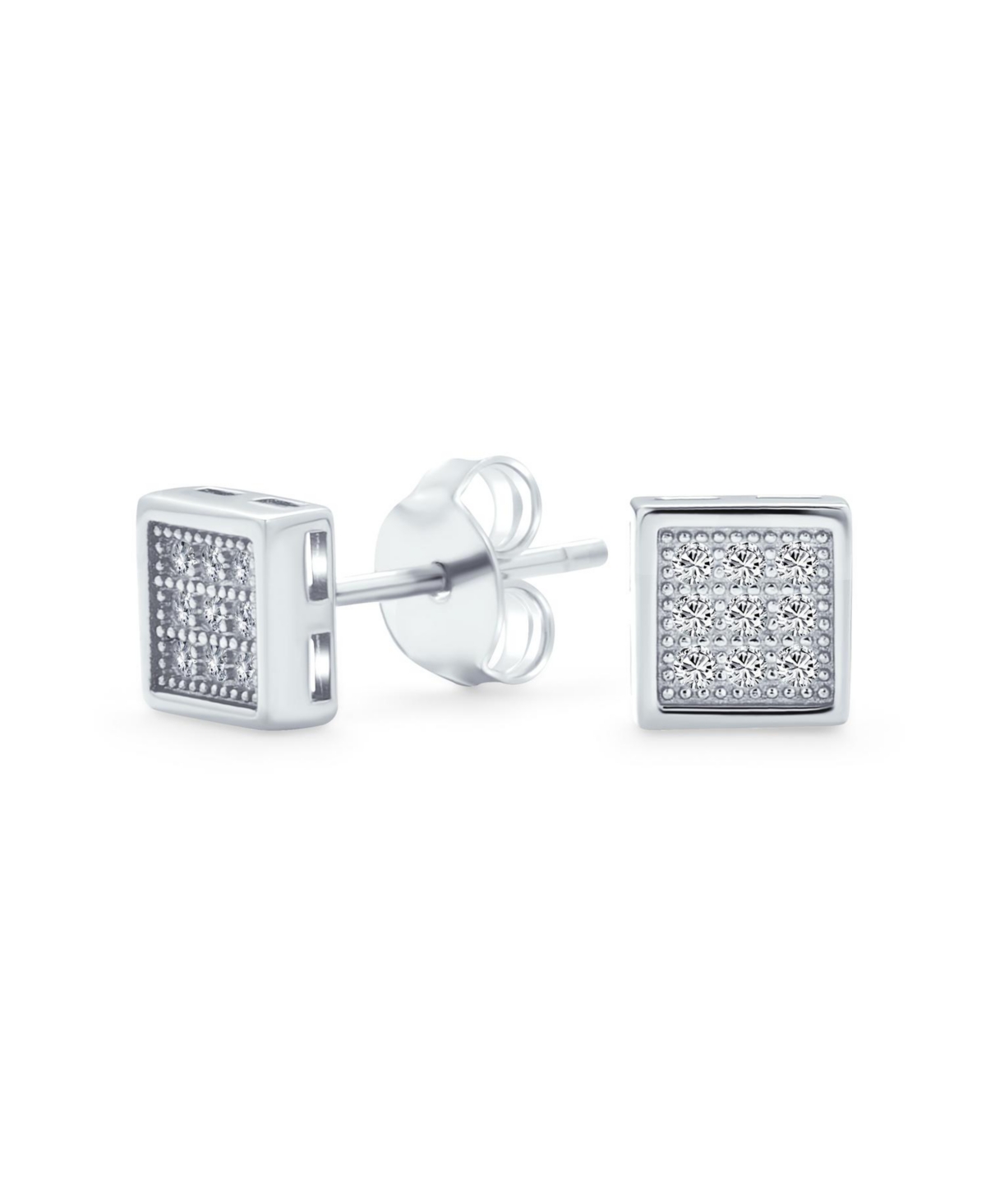 Click here for Bling Jewelry Geometric Hip Hop Square Cubic Zirco... prices