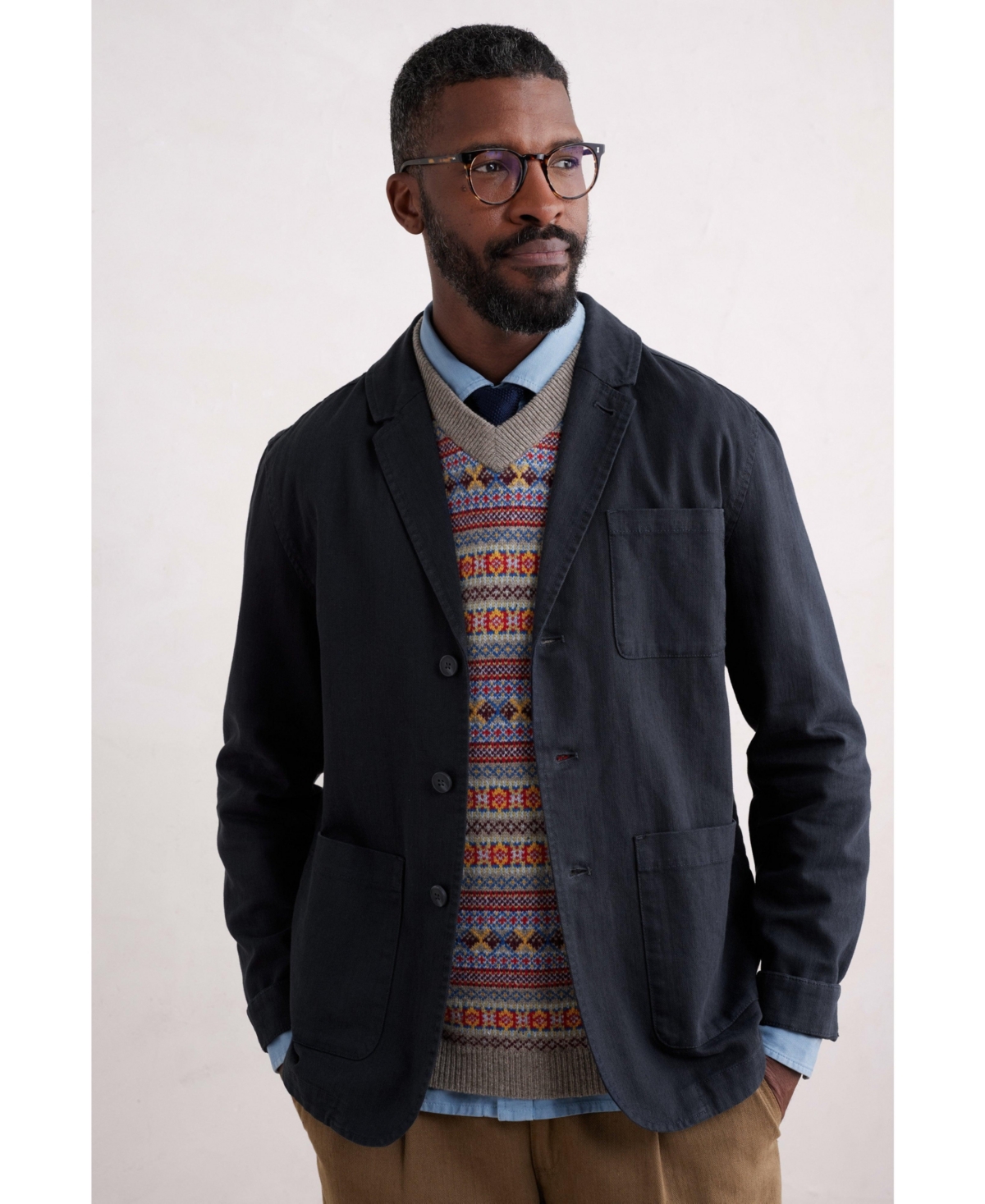 Click here for Seasalt Cornwall Mens Tollgate Jacket - Inkwell prices