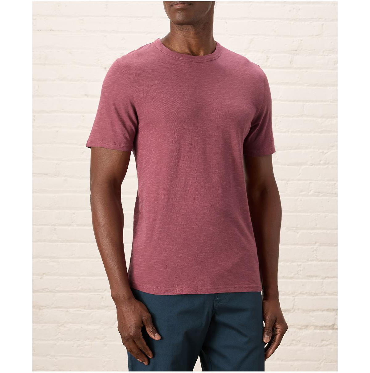 Click here for Pact Mens Organic Cotton Featherweight Slub Crew T... prices