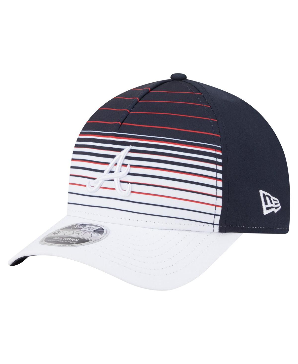 Click here for New Era Mens Navy Atlanta Braves Gradient 9FORTY M... prices